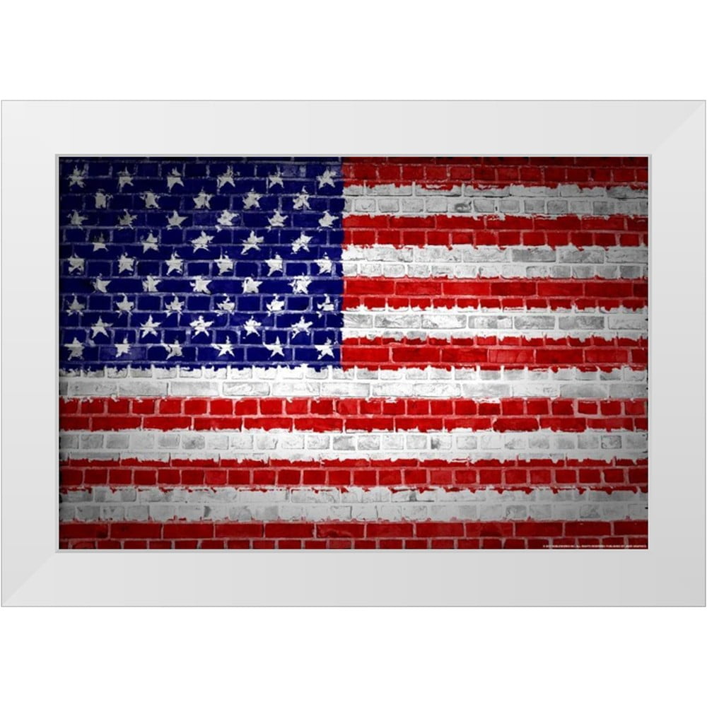 Nobleworks, Inc. 32x23 White Modern Wood Framed Museum Art Print Titled ...