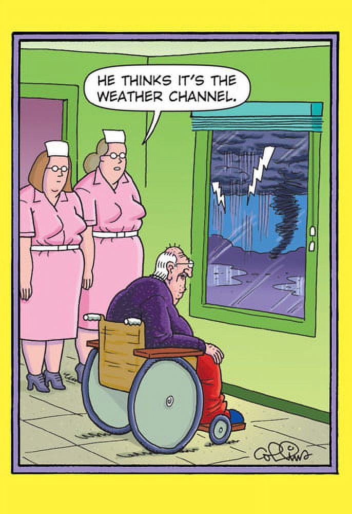 Nobleworks Weather Channel Funny / Humorous Dan Collins Birthday Card ...
