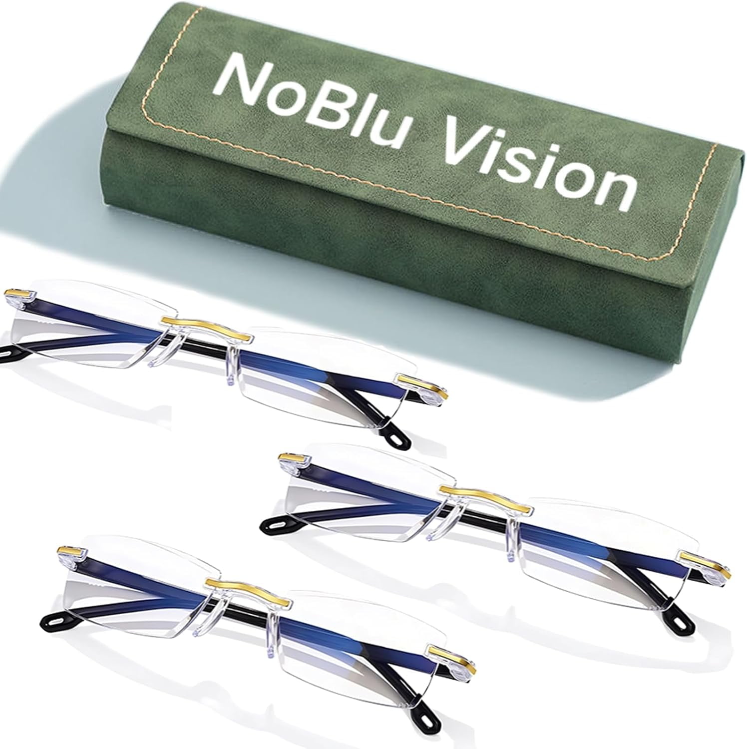 Noblu Vision Glasses.Blue Light Blocking Computer Glasses, Reading ...