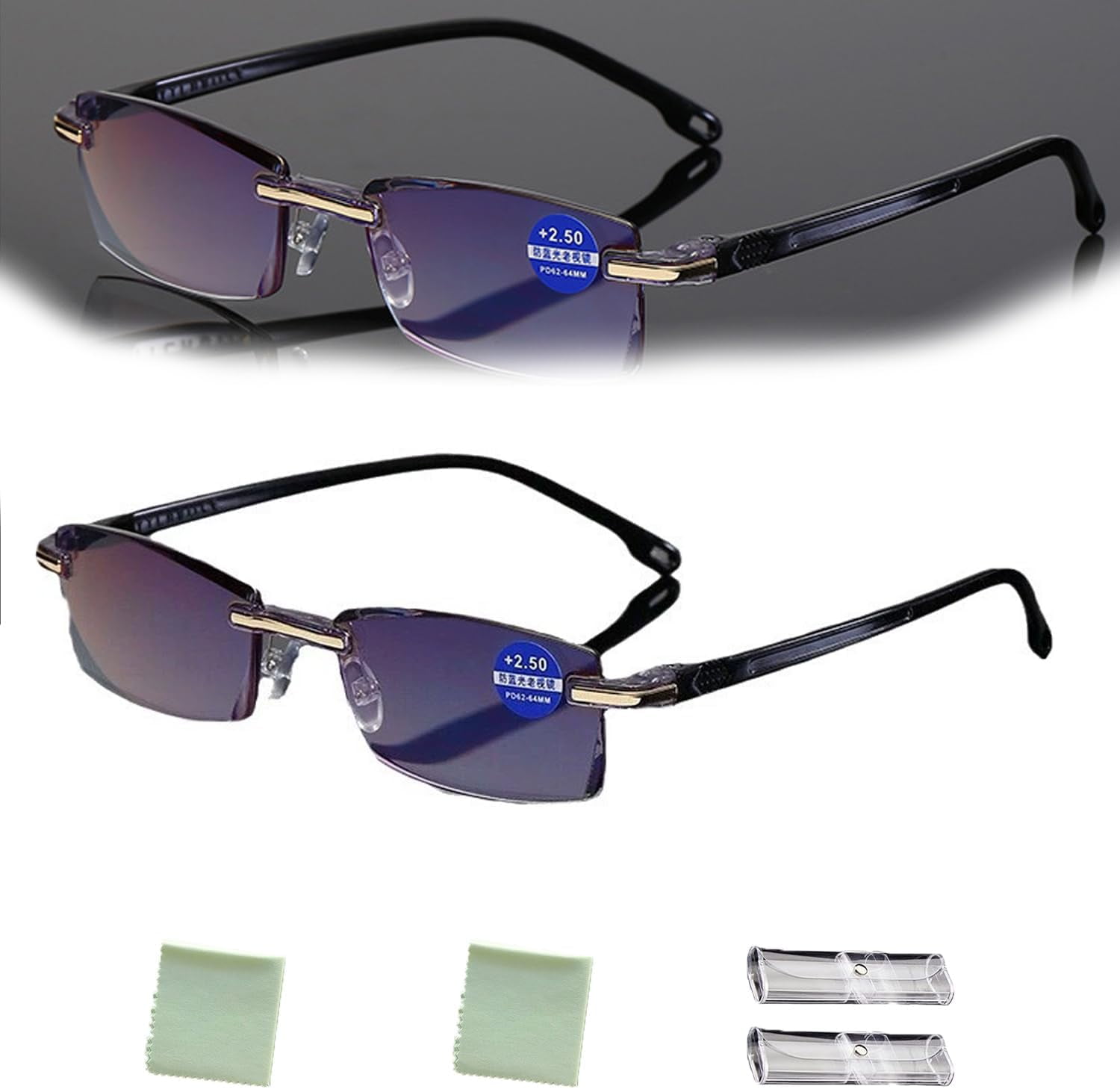 Generic Vision Glasses, Gatteeey Intelligent Zoom Adjustable Computer ...