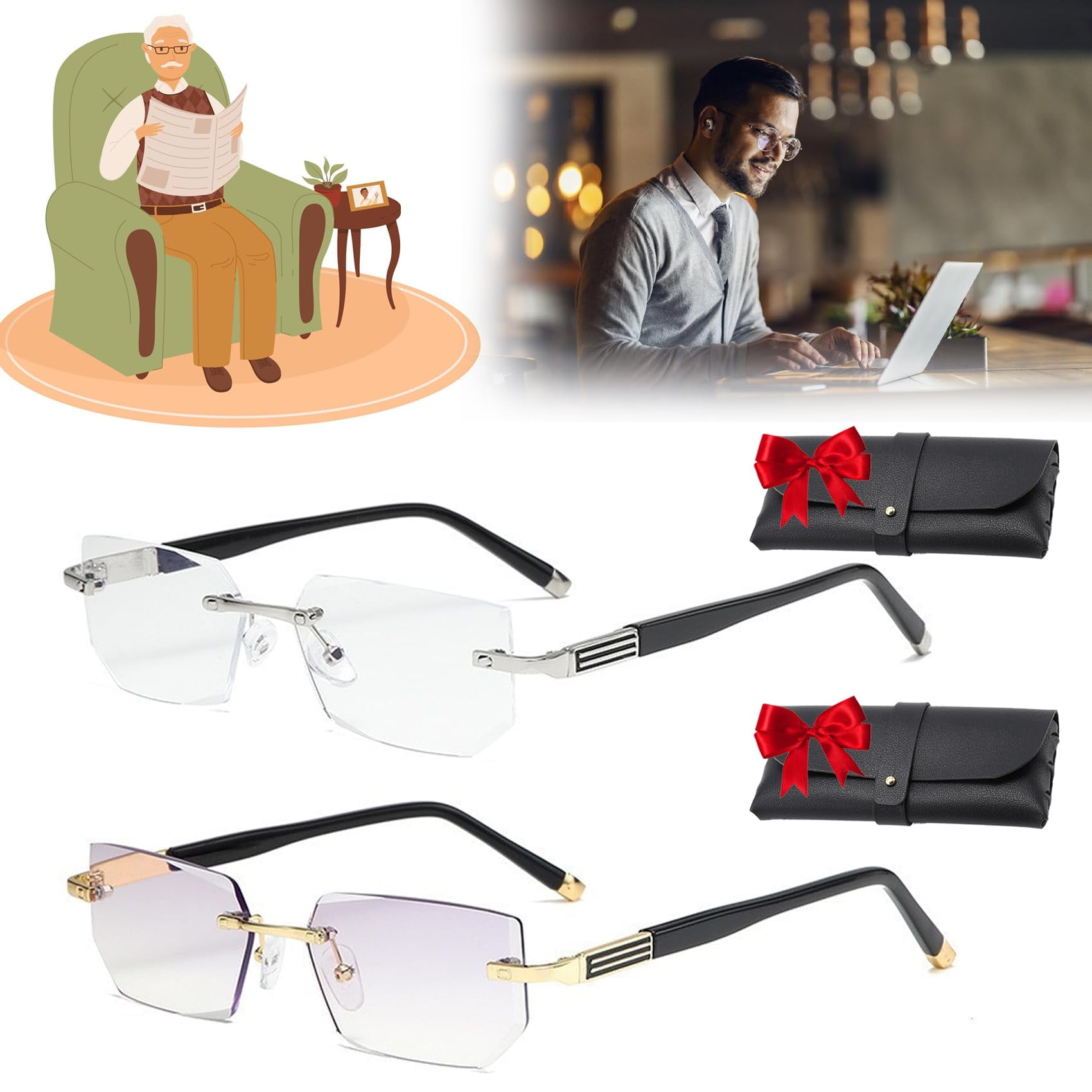 Noblu Vision Glasses, Noblu Glasses, Gatteeey Intelligent Zoom Glasses, Ifantastics Glasse Near ...