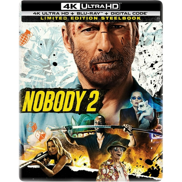 Nobody 2 (Steelbook) (4K Ultra HD + Blu-ray + Digital Copy), Action ...