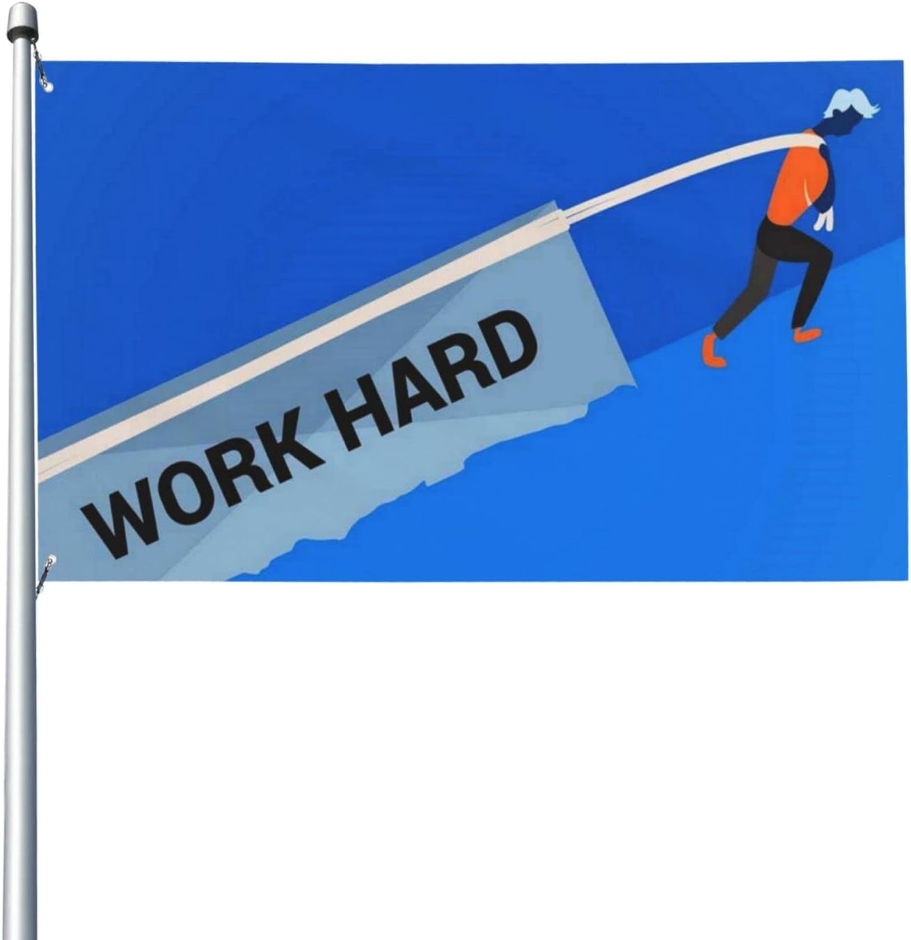 Nobody Cares Work Harder Flag Double Sided - Gym Banner Sport ...