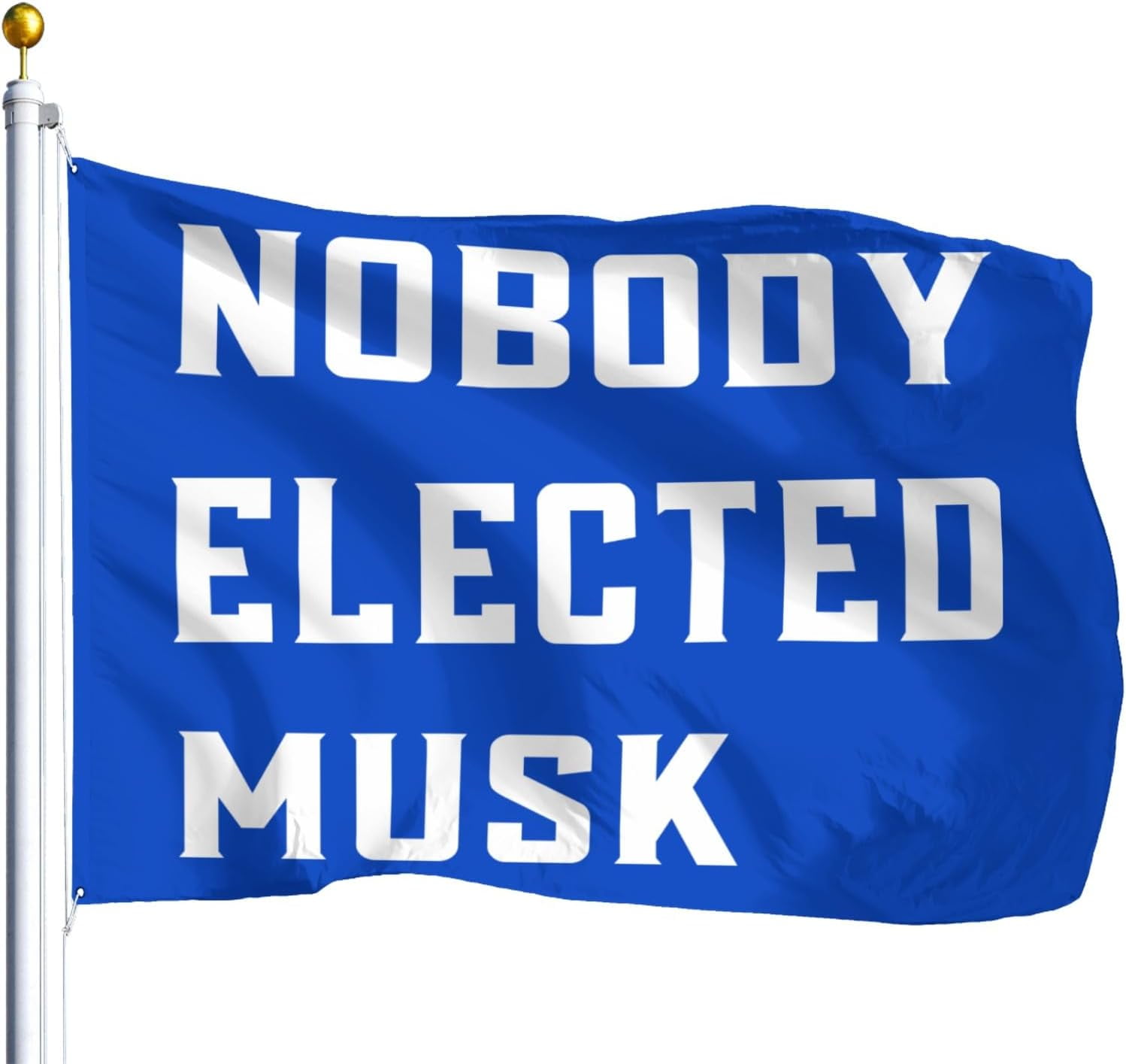 Nobody Elected M-usk Flags 3x5 Outdoor Novelty 3x5 Flags Wall Art For ...
