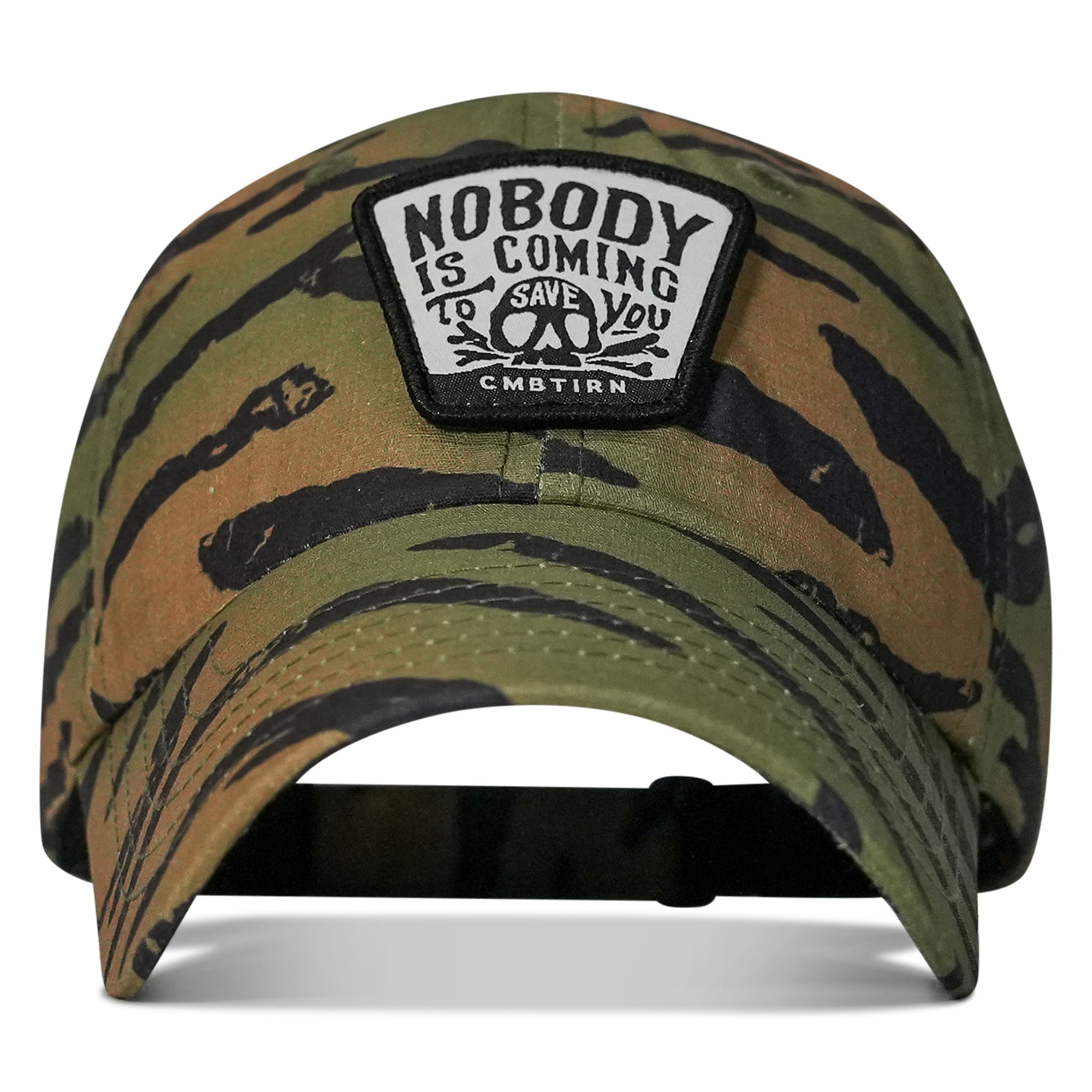 Nobody Is Coming To Save You Skull Patch Ripstop Low Pro Operator Hat ...