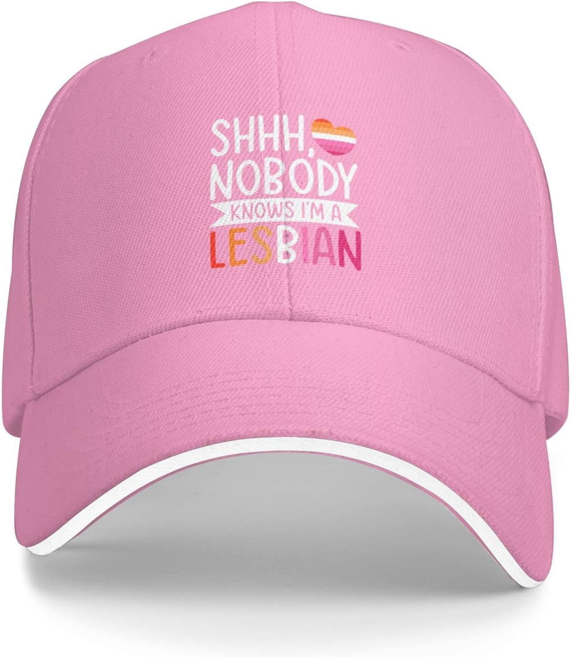 Nobody Knows I M A Lesbian LGBTQ Gay Pride Trucker Hat LGBT Pride ...
