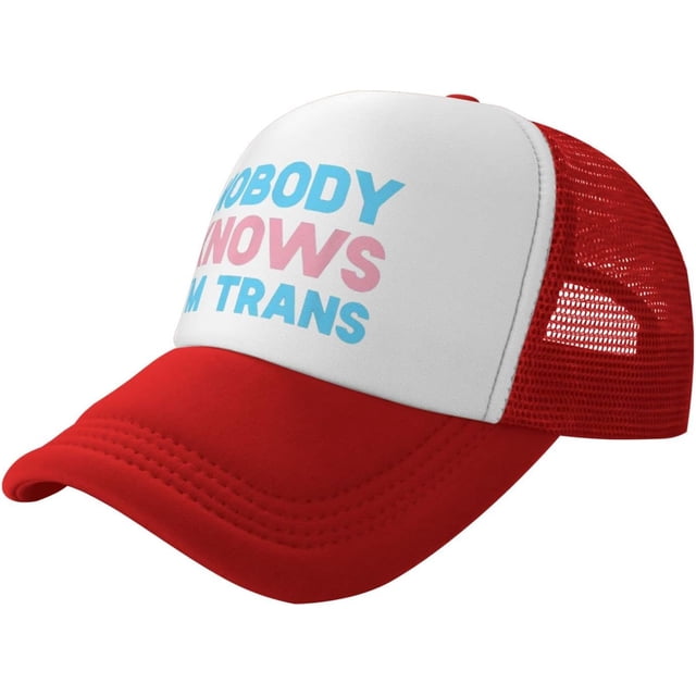 Nobody Knows I'm Trans Hat LGBT Pride Transgender Rights Hat Trucker ...