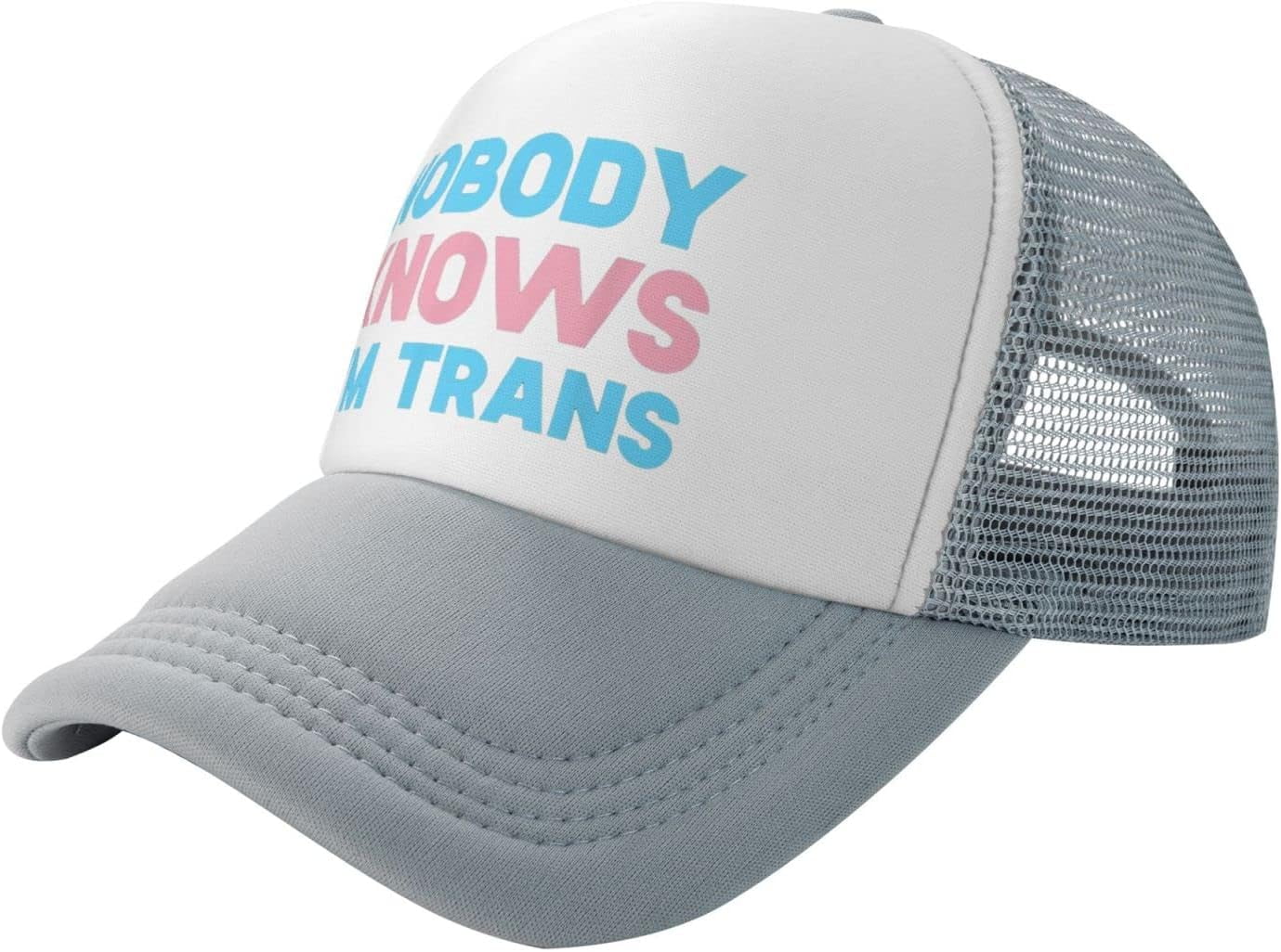 Nobody Knows I'm Trans Hat LGBT Pride Transgender Rights Hat Trucker ...