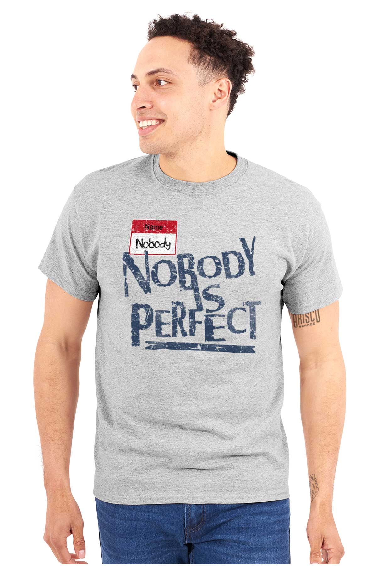 Nobody is Perfect Saying Sarcastic Unisex Plus Size Graphic Tee Brisco ... Nobody is Perfect Saying Sarcastic Unisex Plus Size Graphic Tee Brisco ...