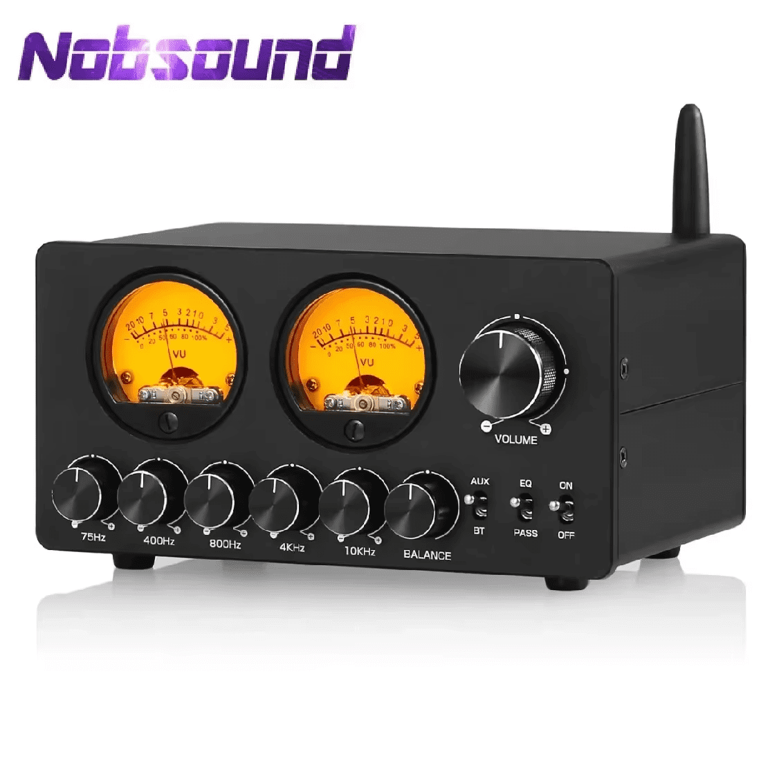 Nobsound EQ5 PRO Mini 5-Band EQ Preamp Stereo Bluetooth Equalizer Home ...