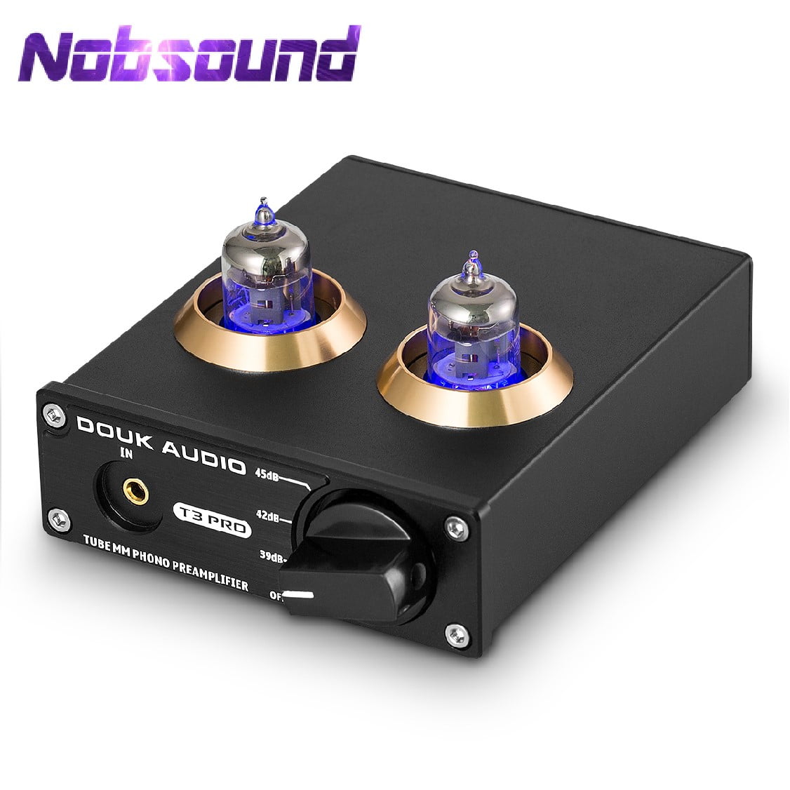Nobsound Mini MM RIAA Phono Stage Turntable Preamp HiFi Stereo Audio Vacuum Tube Preamplifier ...
