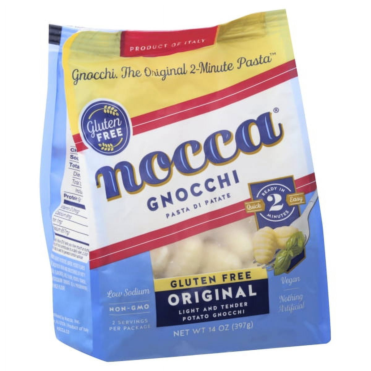 Nocca: Pasta Gnocchi Gluten Free, 14 Oz - Walmart.com