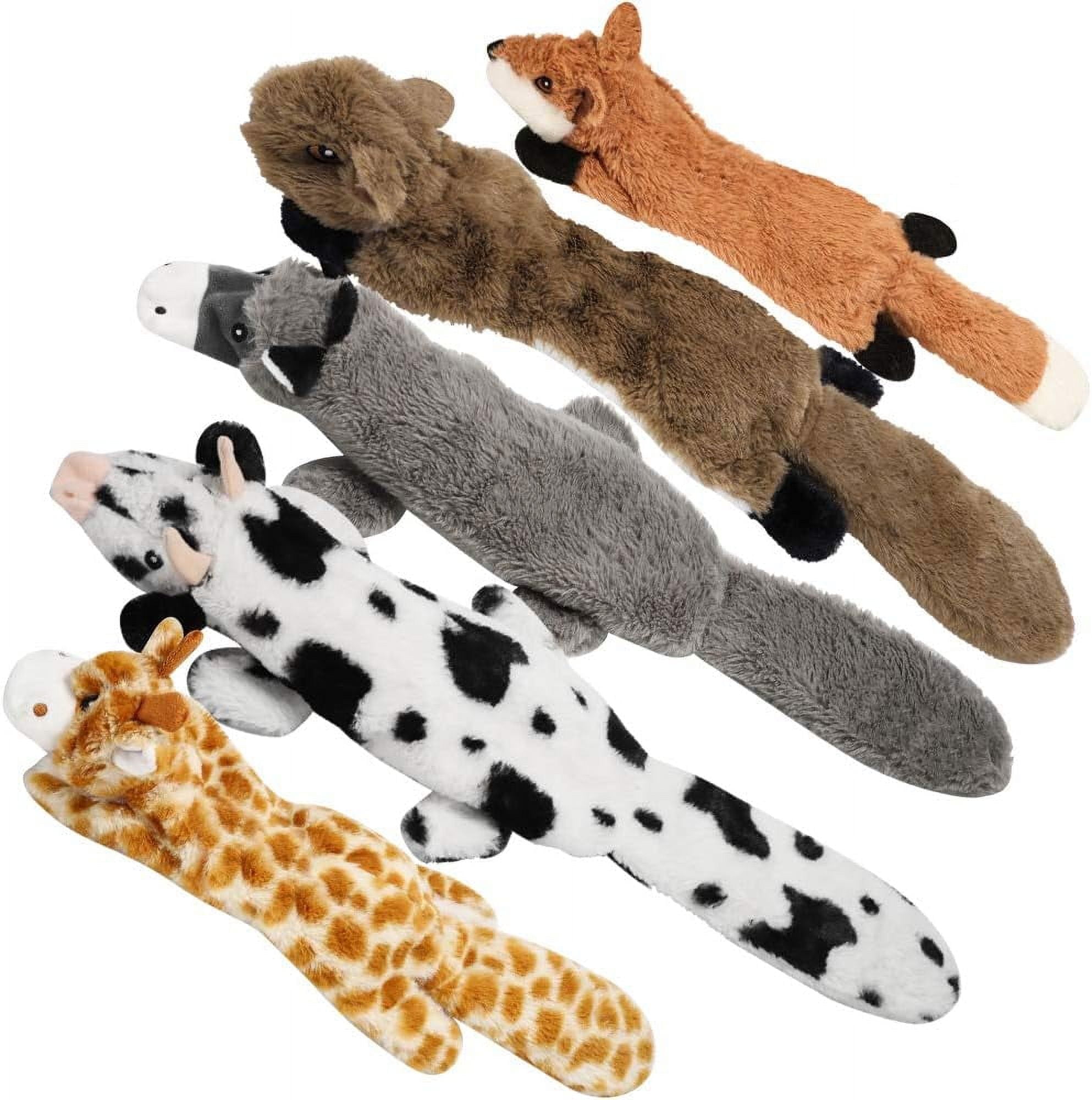 Nocciola Dog Squeaky Toys With Double Layer Reinforced Fabric, Durable ...