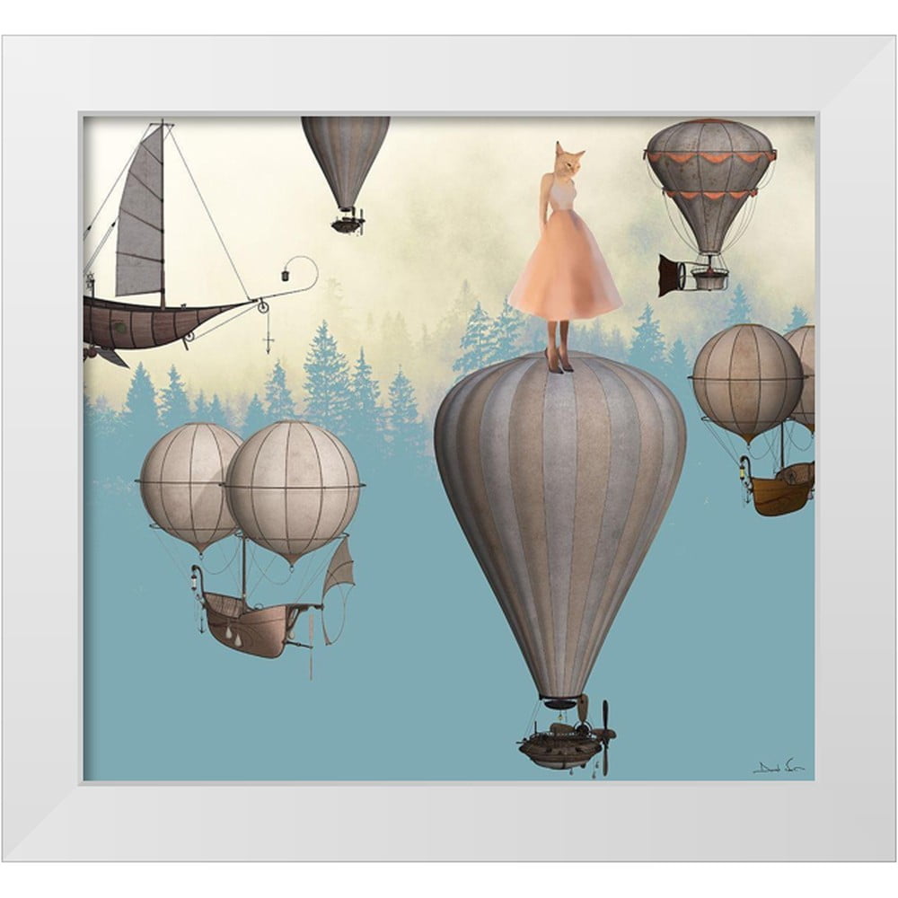 Nocito, Daniela 13x12 White Modern Wood Framed Museum Art Print Titled - With You - Walmart.com