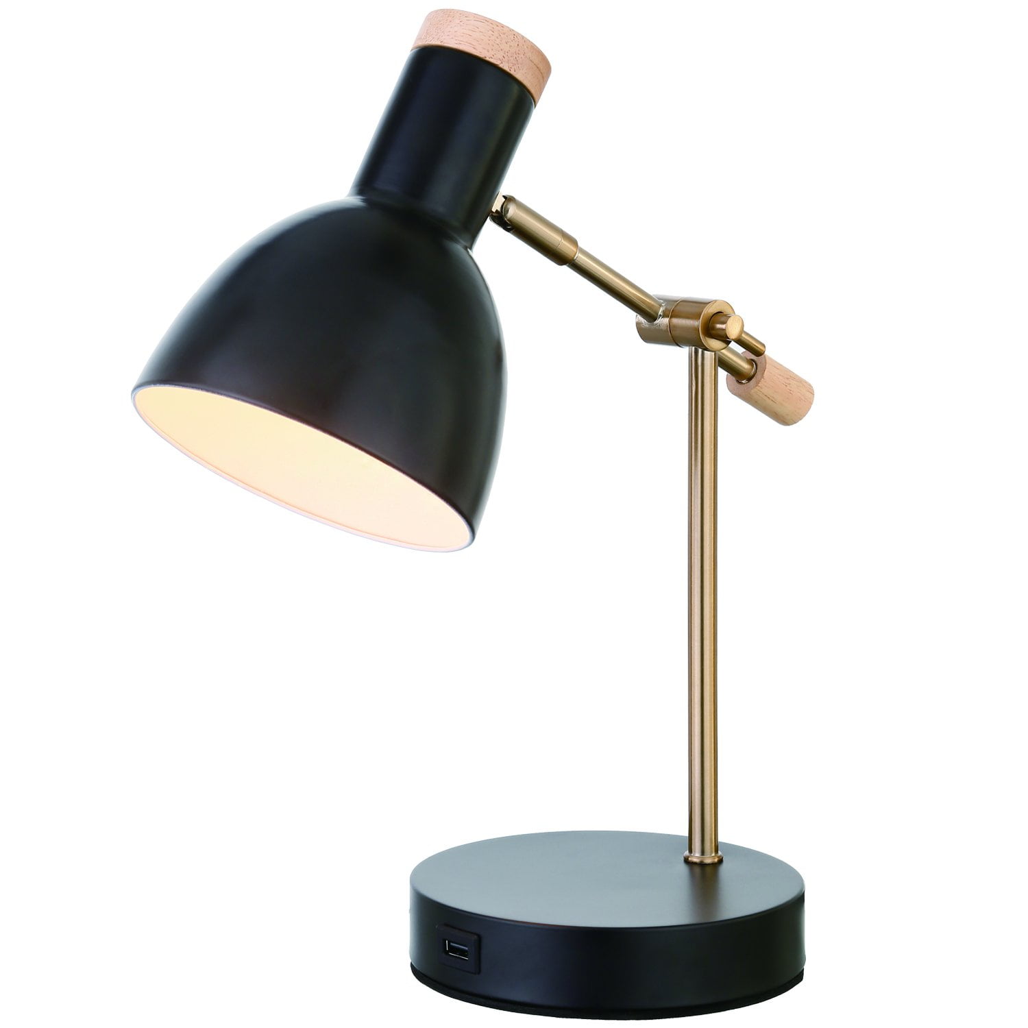 Nocolliny Modern Dimmable Desk Lamp with USB Charging Port (ALT200901 ...