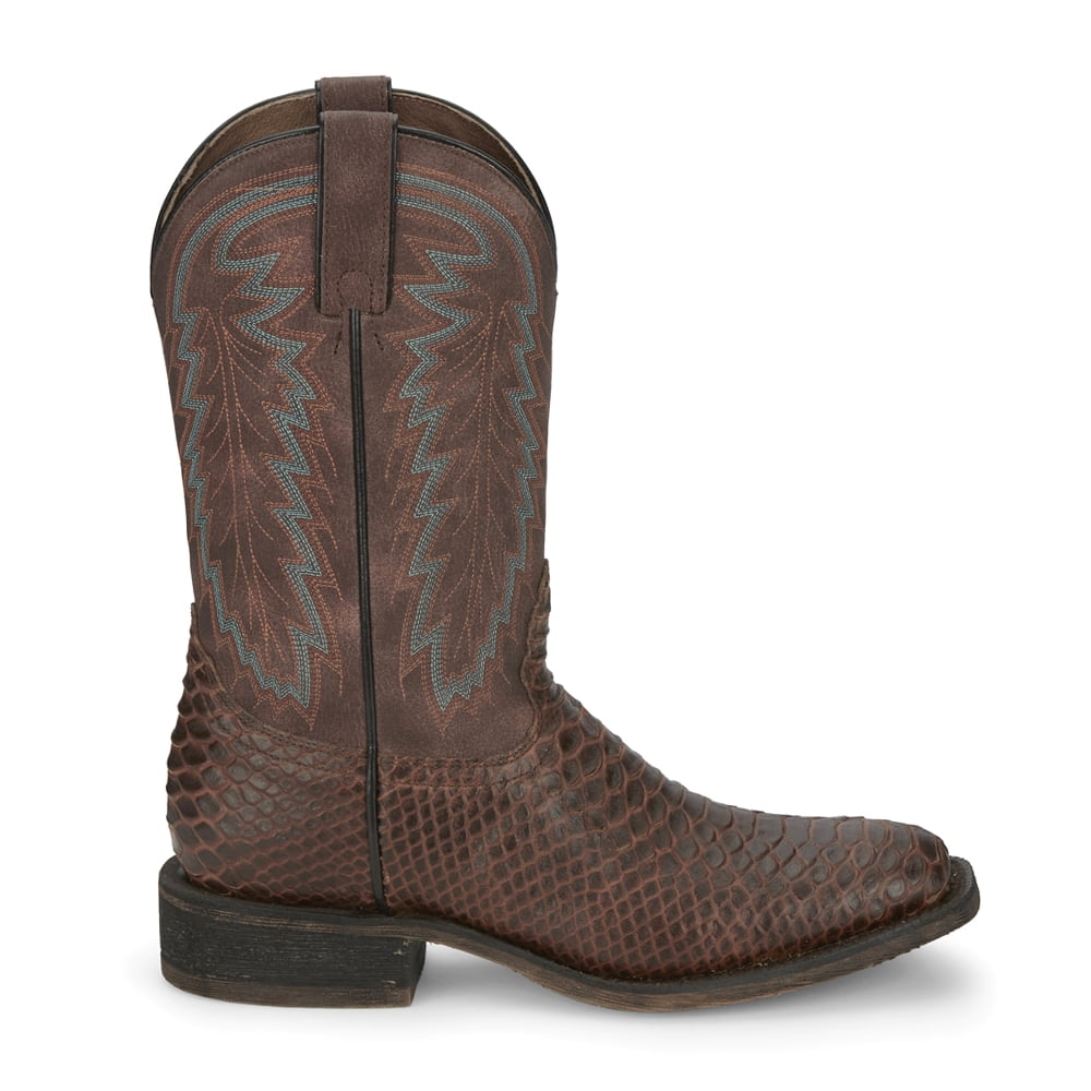 Nocona Boots Mens Mescalero Snake Print Square Toe Cowboy Mid Calf ...
