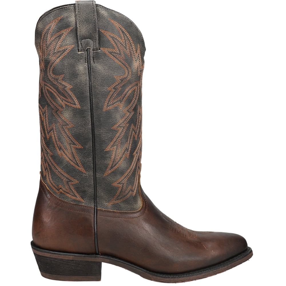Nocona Boots Mens Mitchell Antiqued Square Toe Cowboy Mid Calf Boots ...