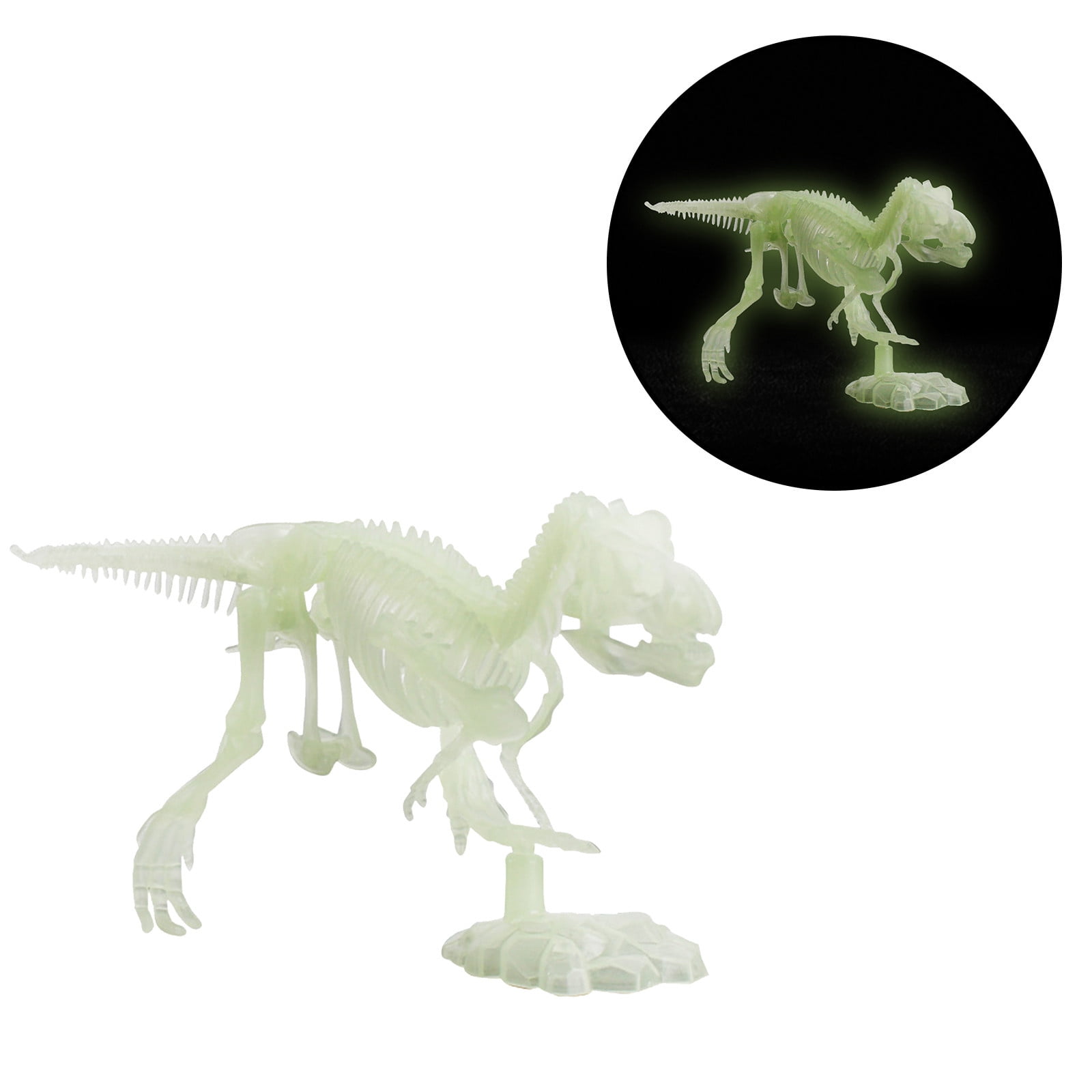 Noctilucent Dinosaur Human Skeleton Model Assembly Skull Toy Bones ...