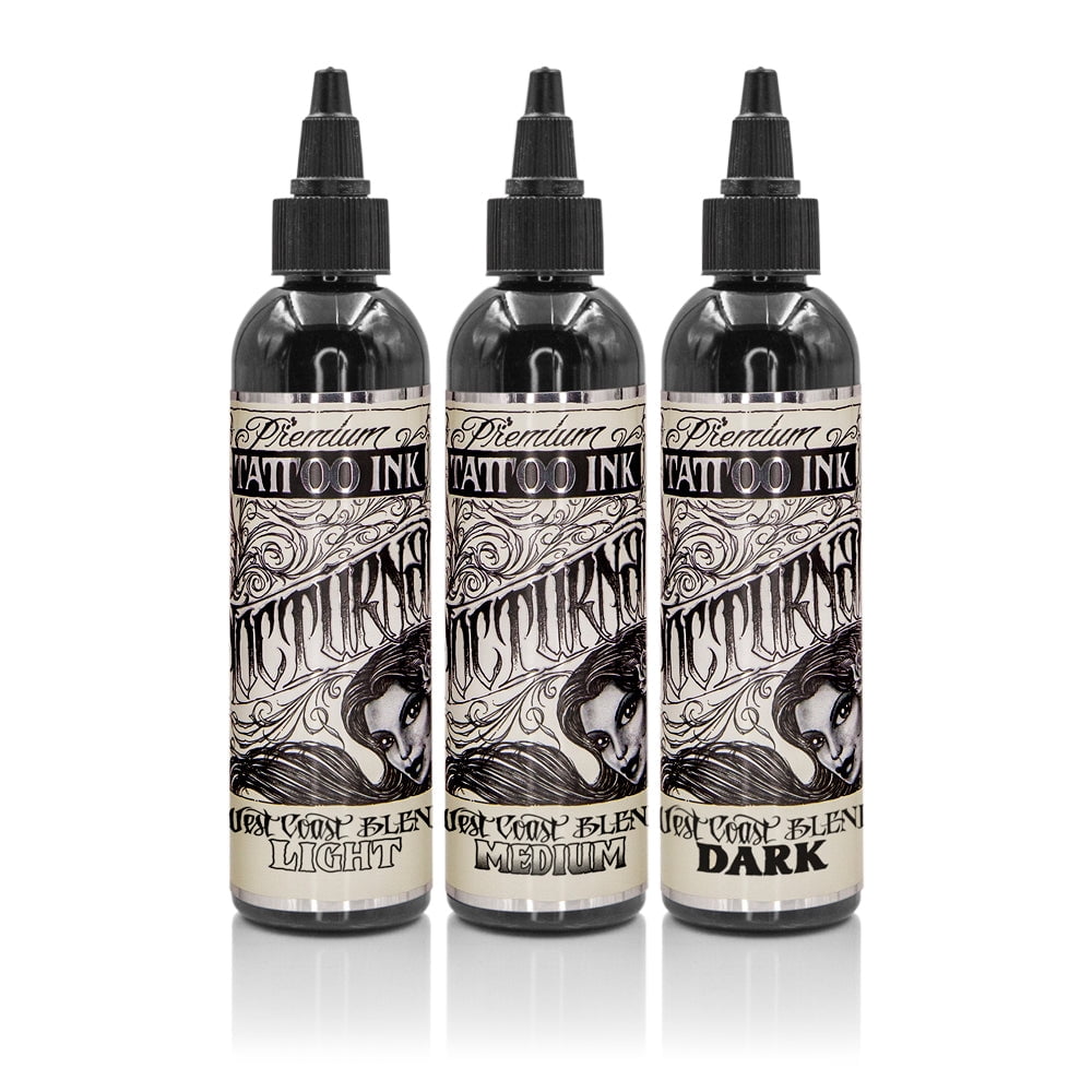 Nocturnal West Coast Blend Tattoo Ink - 4oz (Set of 3 Bottles ...