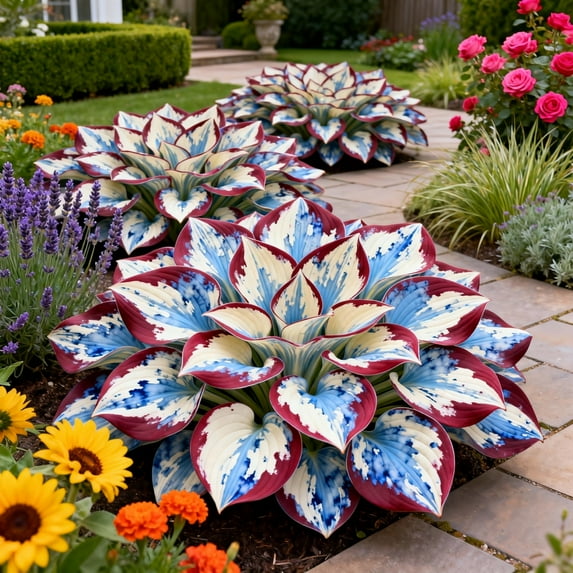 Nocturne Blue Heart-Hosta-Bulbs For Planting - Premium Garden Stakes ...