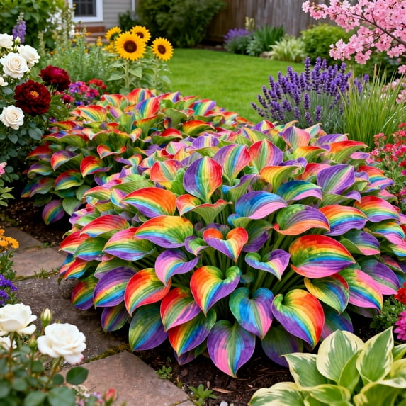 Nocturne Blue Heart-Hosta-Bulbs For Planting - Premium Garden Stakes ...