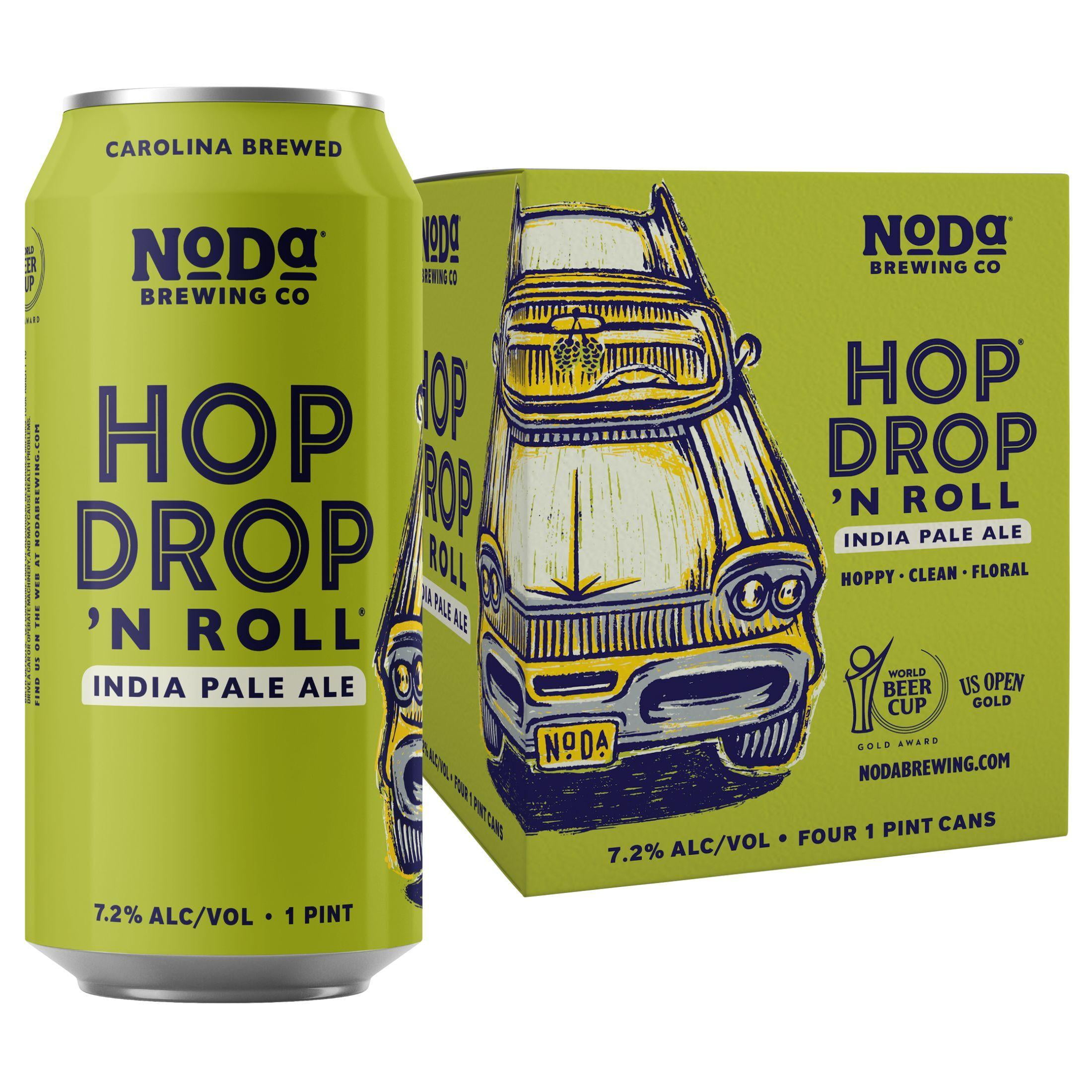 Noda Hop Drop N Roll India Pale Ale Craft Beer, 16 fl oz, 4 Pack Cans ...