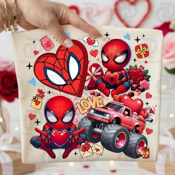 Nodb Coquette Happy Love Cartoon Superhero Shirt Love Movie Couple ...