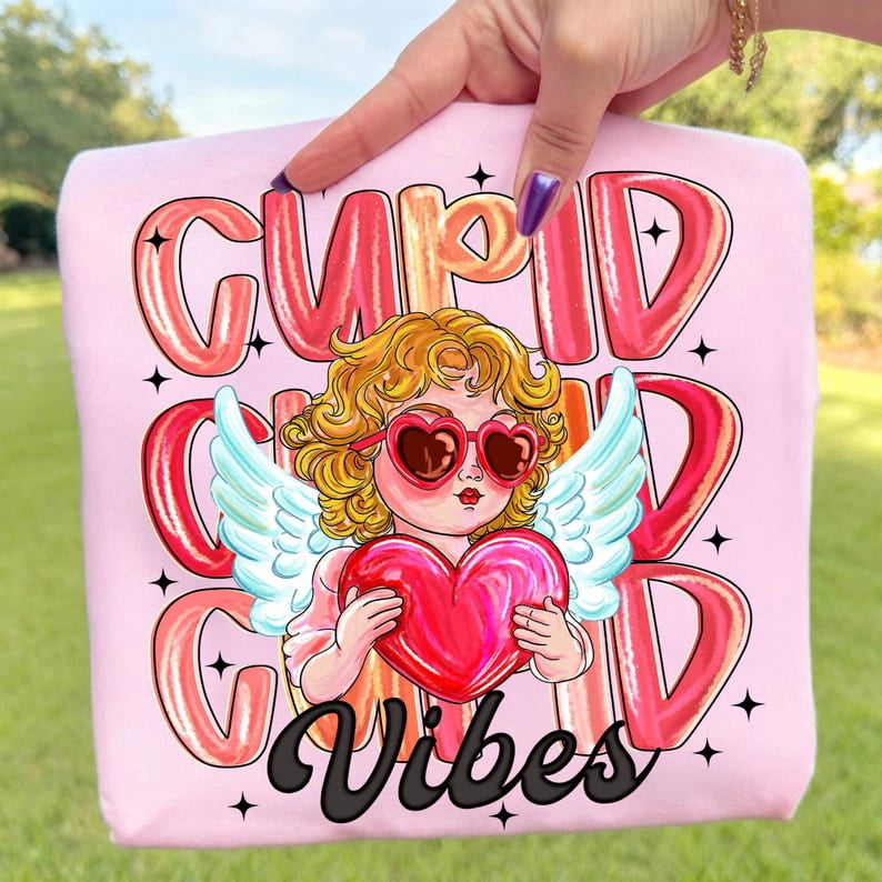 Nodb Love Angel Vibes Shirt, Love Shirt, Angel Wings Heart Shirt LIGHT ...