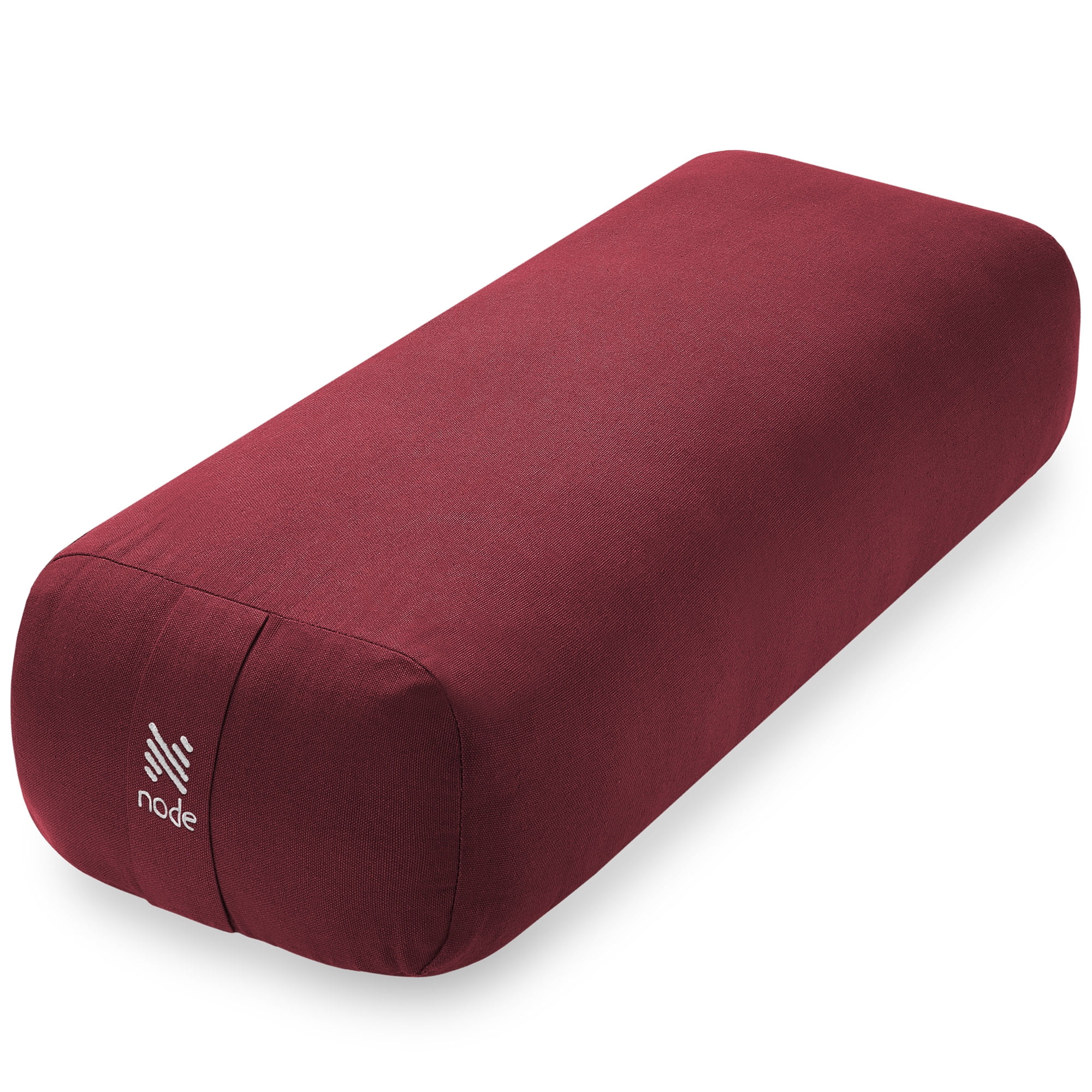 "Node Fitness Organic Cotton Yoga Bolster, 25""x12"" Rectangular ...