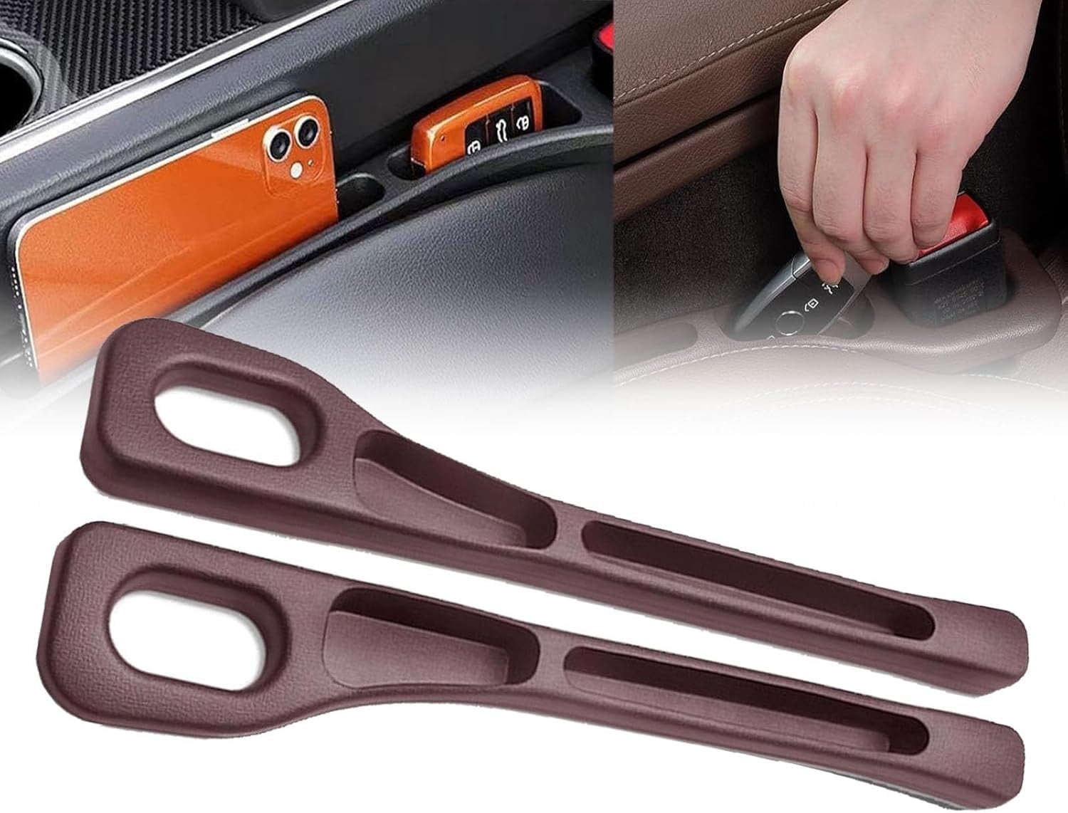 Nodrop Seat Guard for Car,2PCS No Drop Seat Side Gap Filler for Place ...