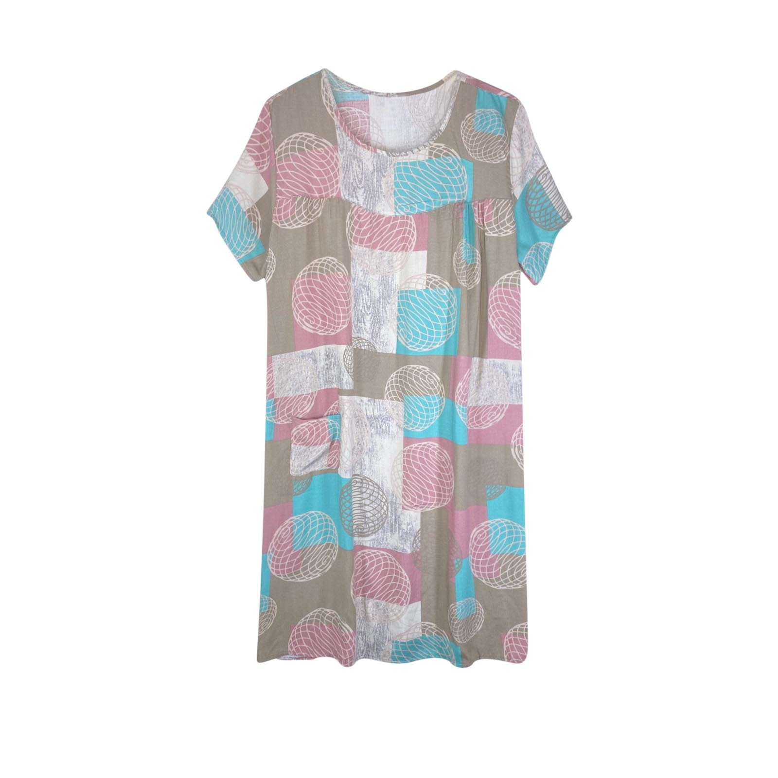 NoeCare Pijamas de Mujer Nightgowns for Women Short Sleeve Pj Dress ...