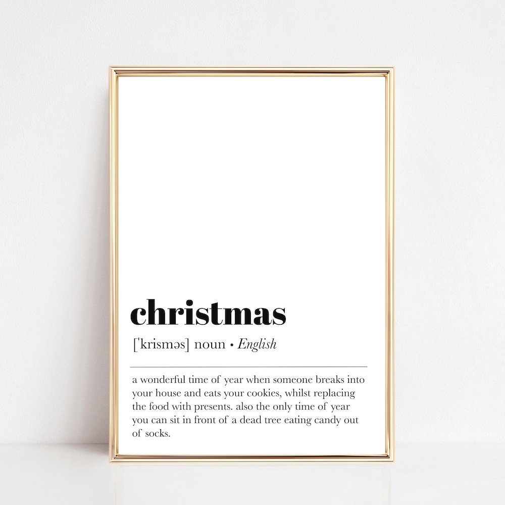 Noel Definition Print, Modern Noel, Noel Art Print, Noel Wall Art, Noel ...