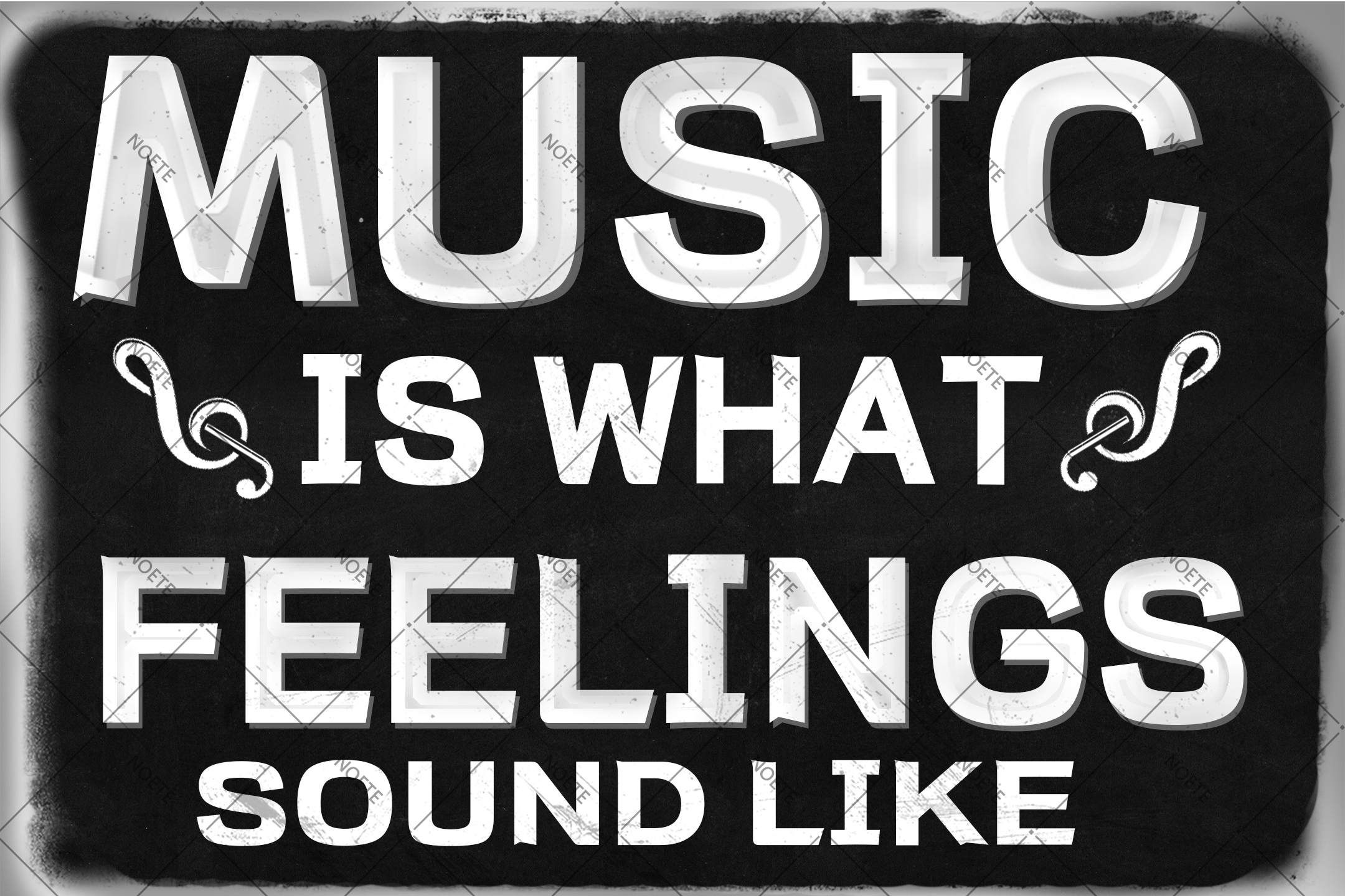 Noete Vintage Metal Music Sign 12x16 Inch Retro Music Posters for Wall ...