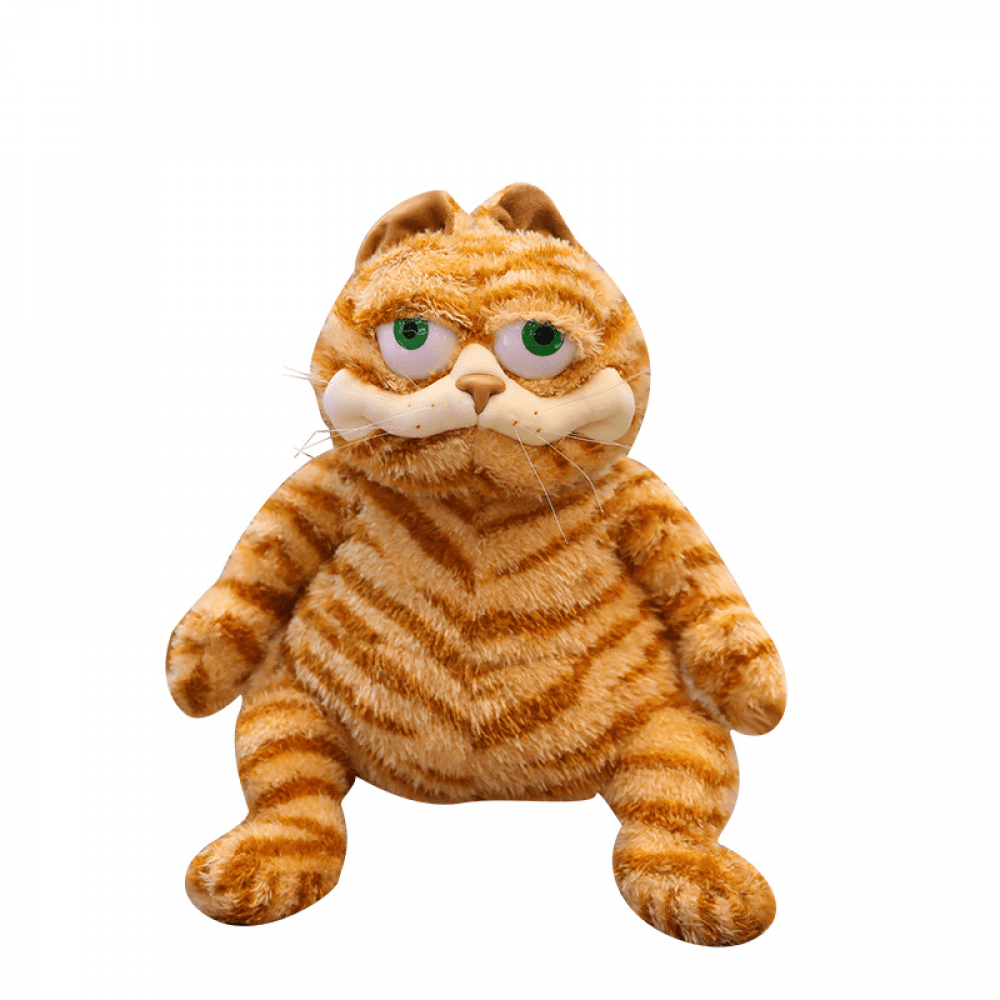 Noetoy Orange Plush Cat, Soft Stuffed Animal Toy, Fluffy Kitty Pillow ...