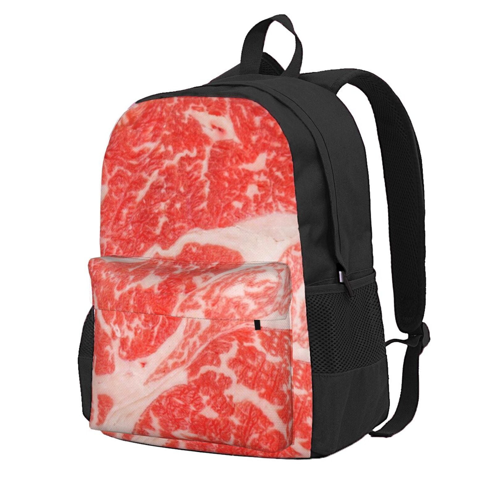 Noewx Beef Steaks Travel Backpack for Men and Women College Computer ...