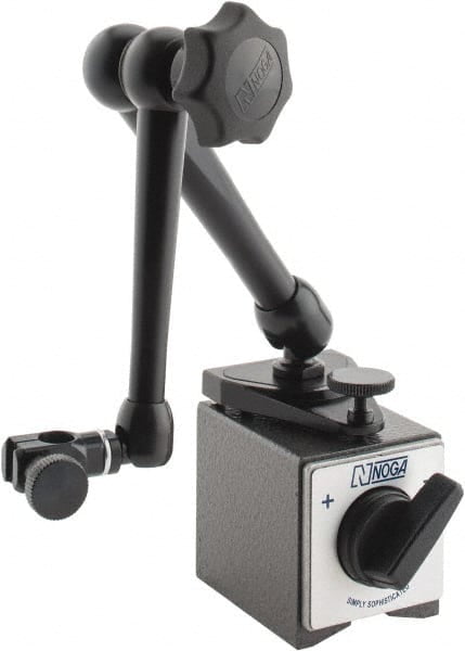 Noga 60mm Long x 50mm Wide x 55mm High Magnetic Indicator Base with On ...