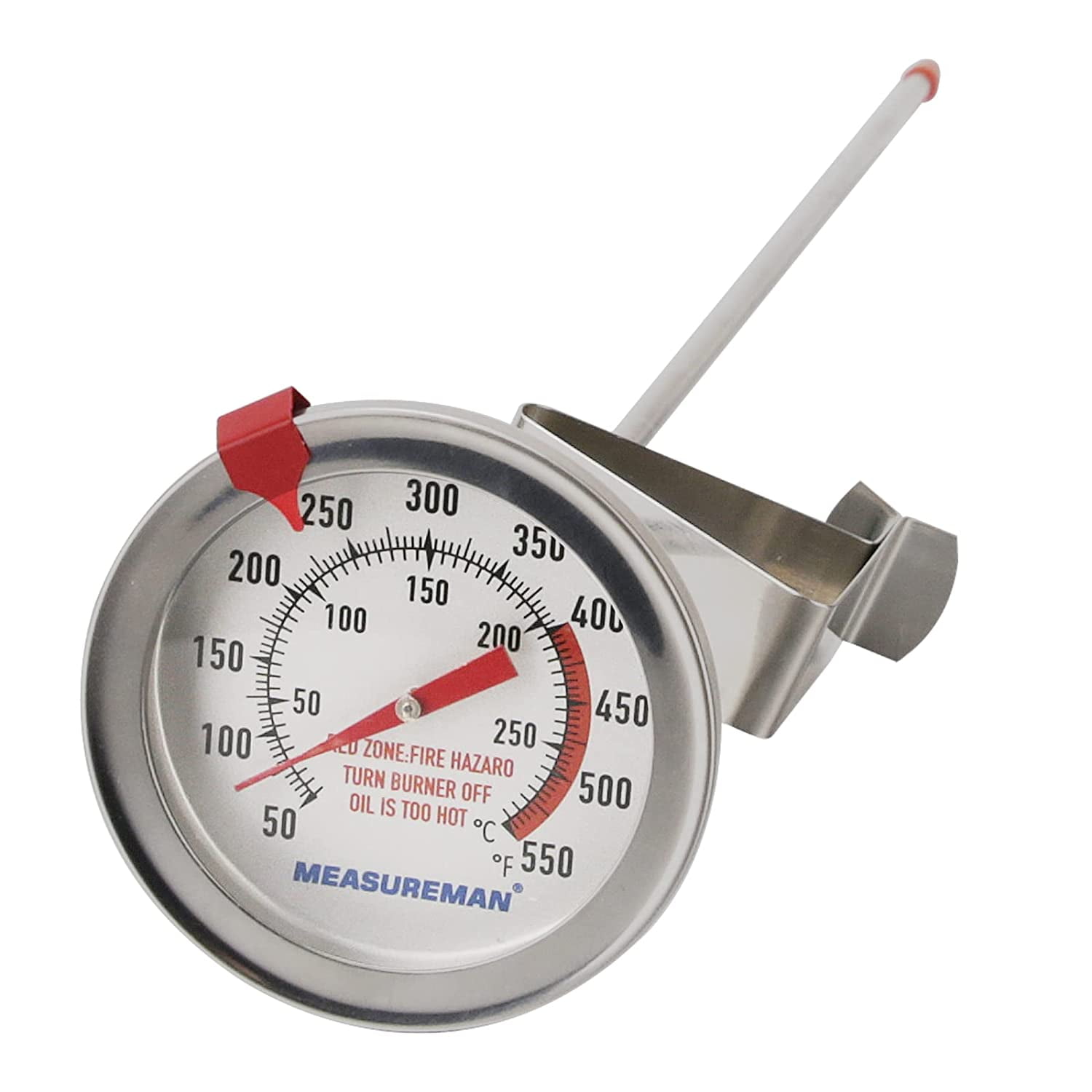 Nogis Deep Fry Thermometer 2.12-Inch Dial Instant Read Stainless Steel ...