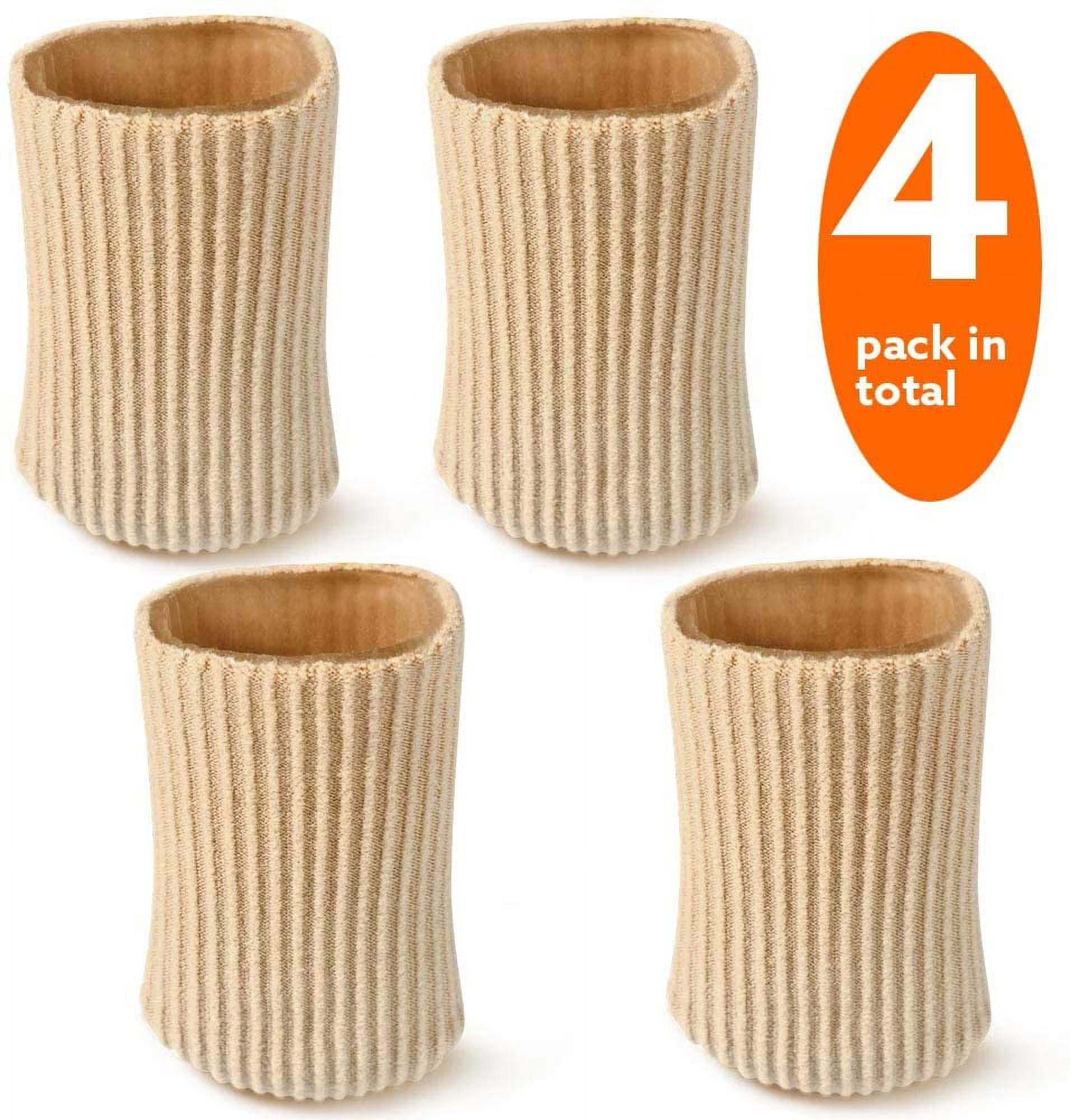 Nogis Gel Toe Protectors, 4 Packs of Breathable Toe Covers, Big Toe ...
