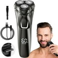 Nogroa Electric Razor for Men, Waterproof Cordless Electric Shaver with ...