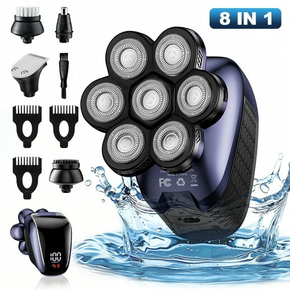 Electric Nose Hair Trimmer for Men, Cordless Ear Hair Clipper with LED ...