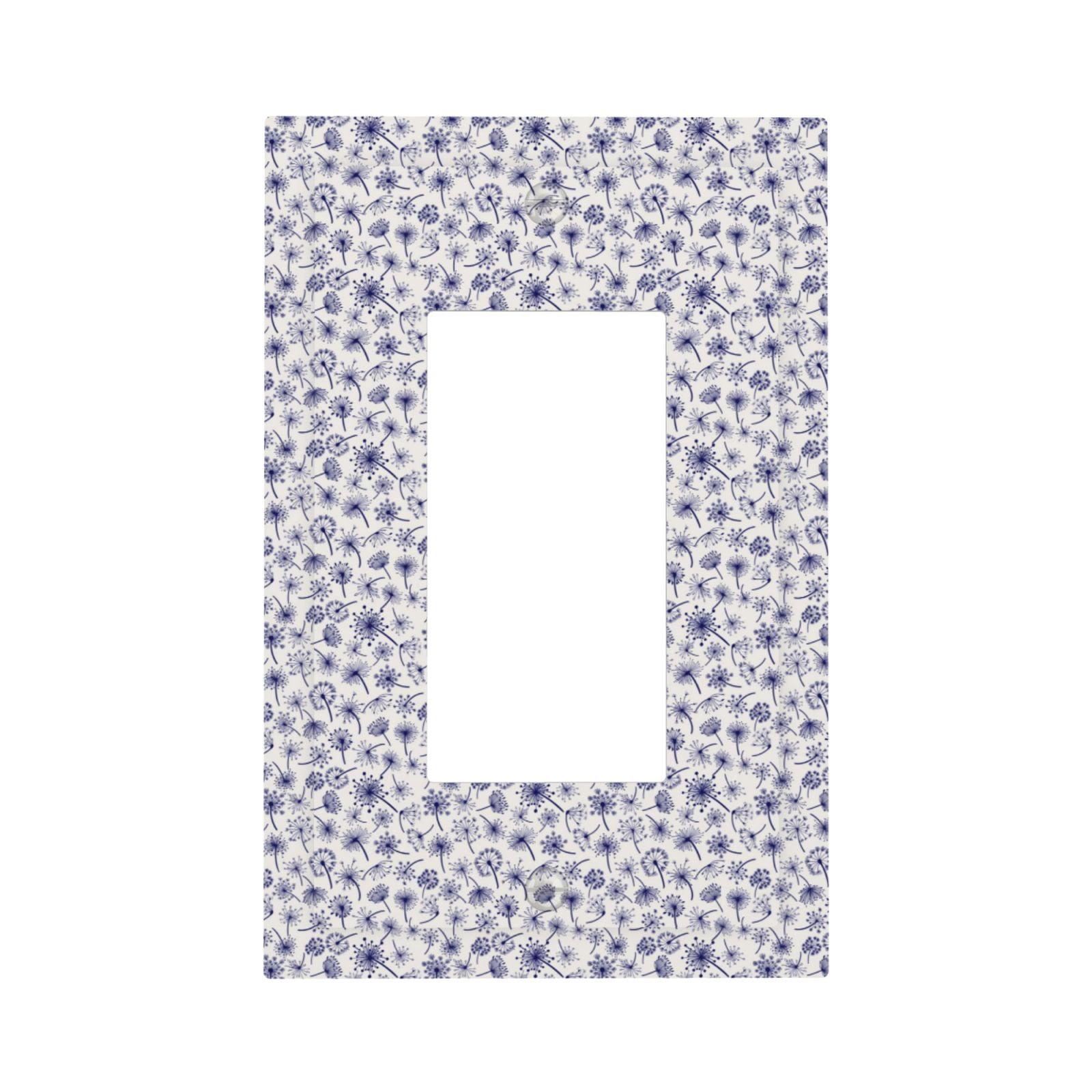 Noikeo Blue Dandelion Pattern Electrical Outlet Covers-Electric ...