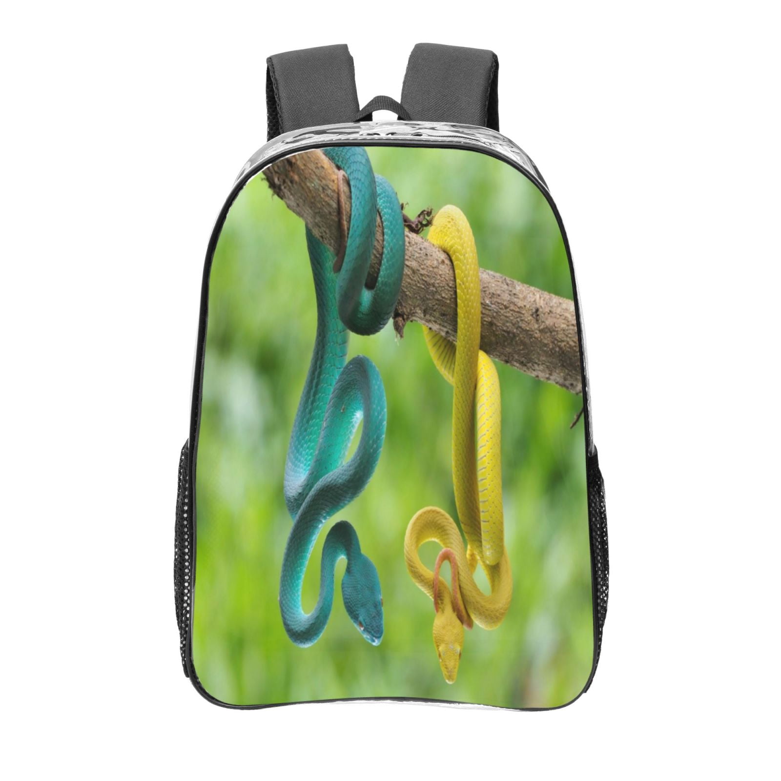 Noikeo Blue Viper And Yellow Viper Snake Print Transparent Bag, Clear ...