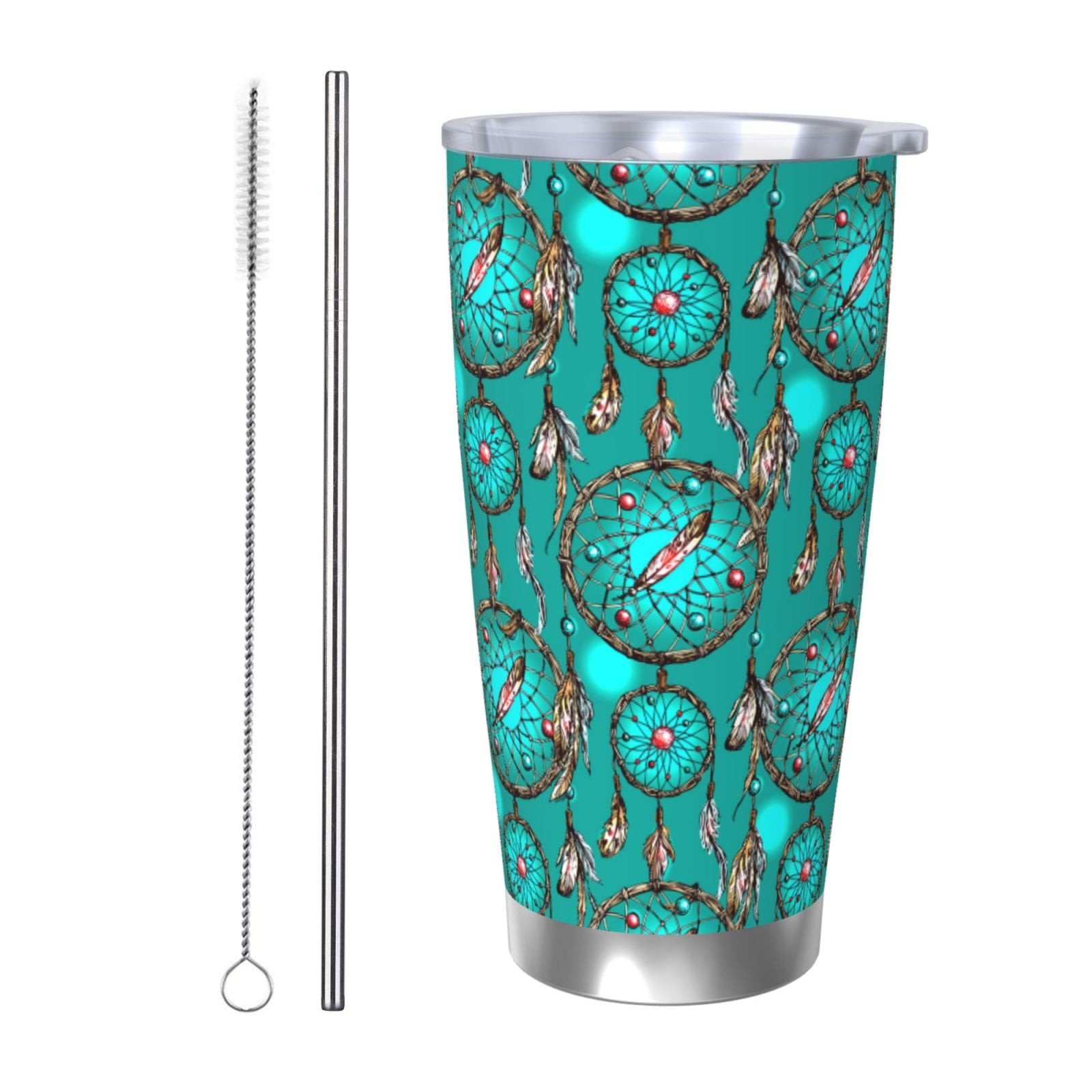 Noikeo Boho Dreamcatcher for 20oz Travel Coffee Mug,Stainless Steel Insulated Mug Thermal Cup ...