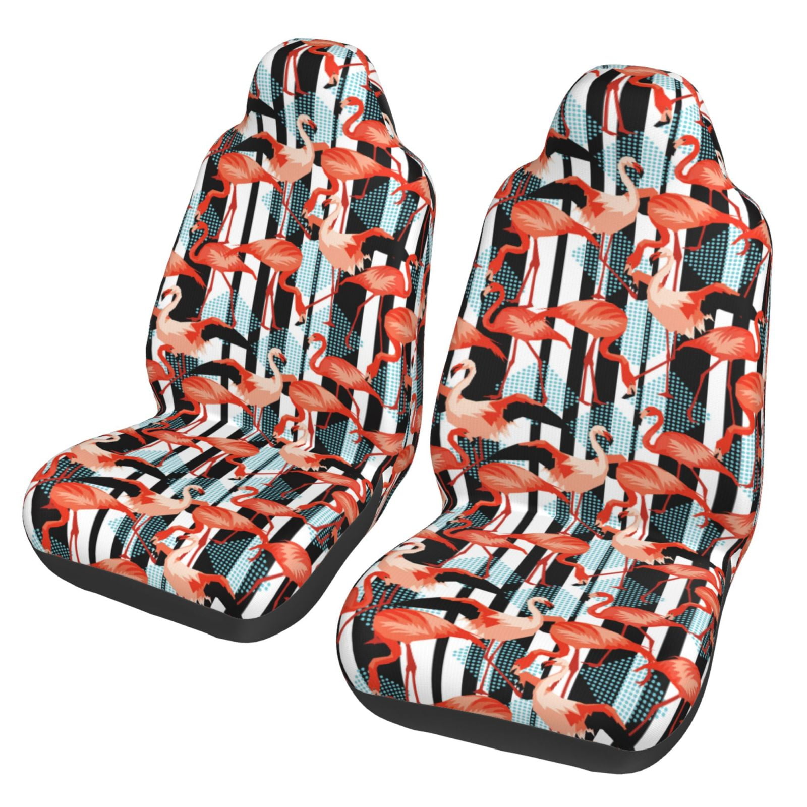 Noikeo Cool Flamingo for Automotive Seat Covers (Set of 2), Auto ...