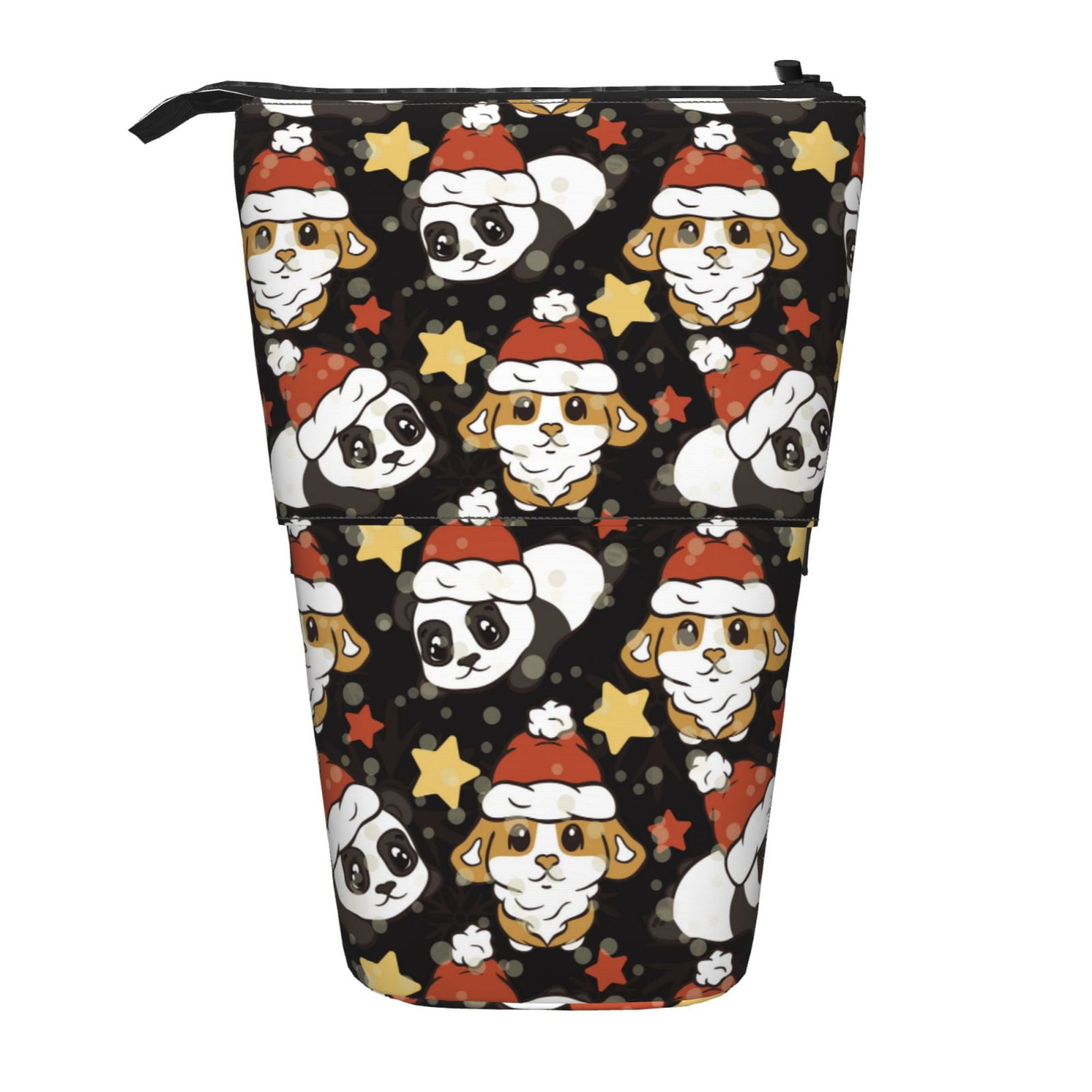 Noikeo Cute Dog Panda Pattern Standing Pencil Case,Stand up Pencil ...