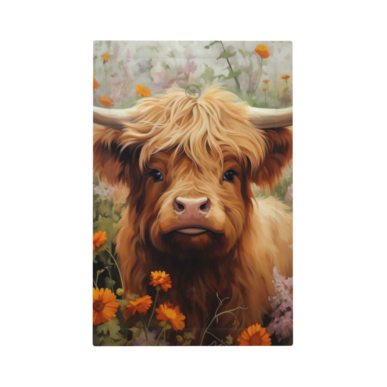 Noikeo Cute Floral Cow Pattern Electrical Outlet Covers-Electric ...