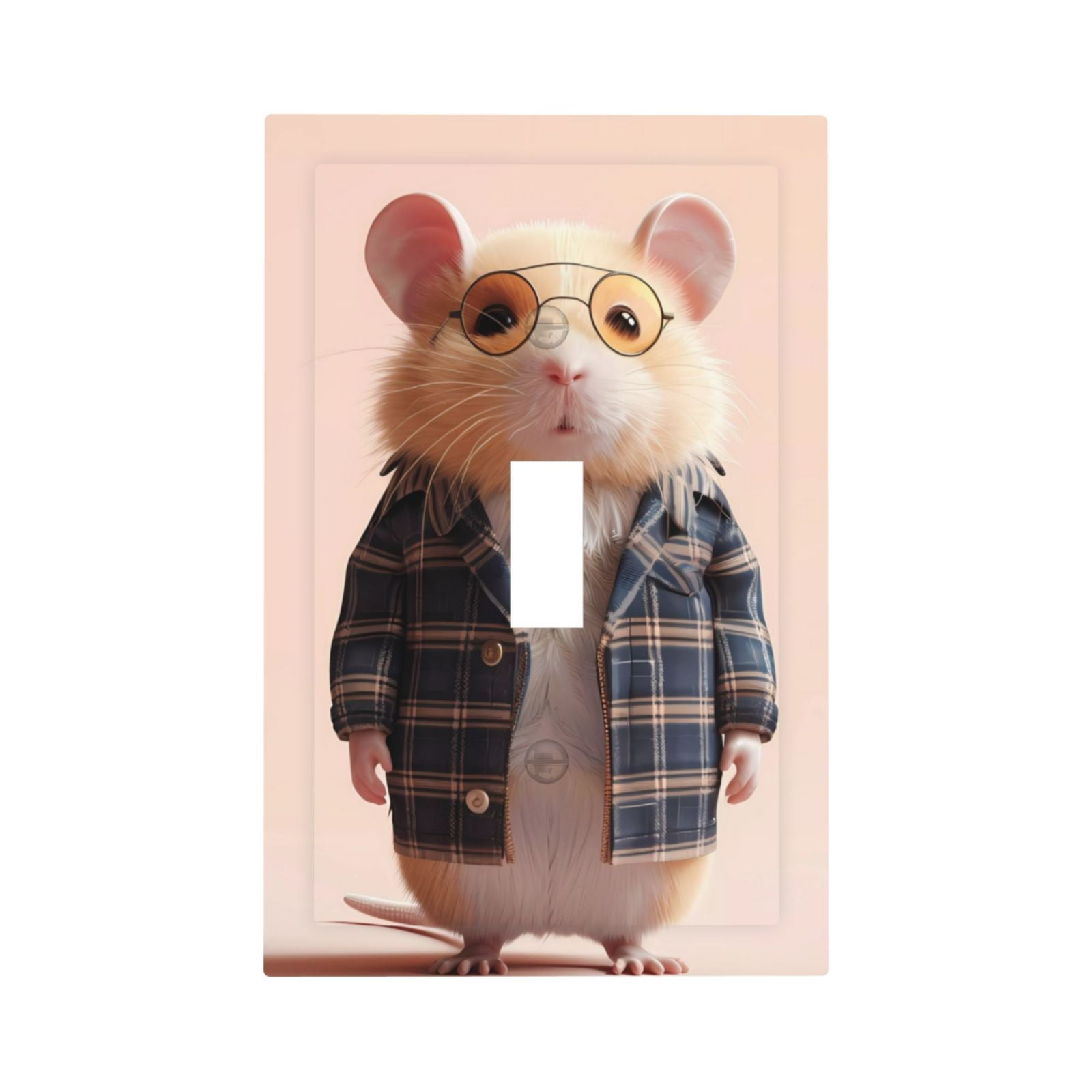 Noikeo Cute Mouse In Glasses Pattern Electrical Outlet Covers-Electric ...