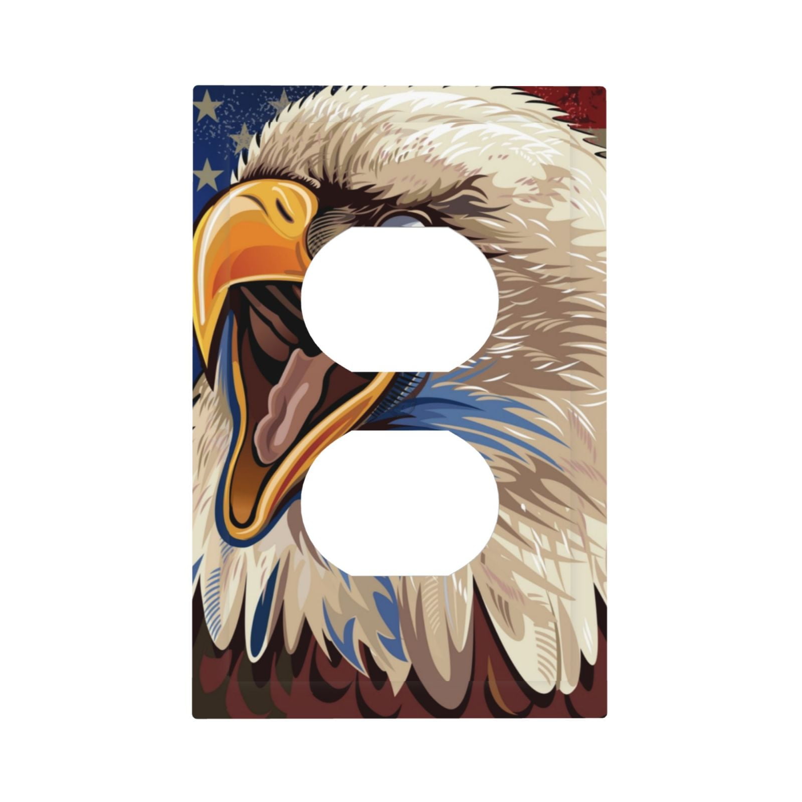 Noikeo Eagle With USA Flags Pattern Electrical Outlet Covers-Electric ...