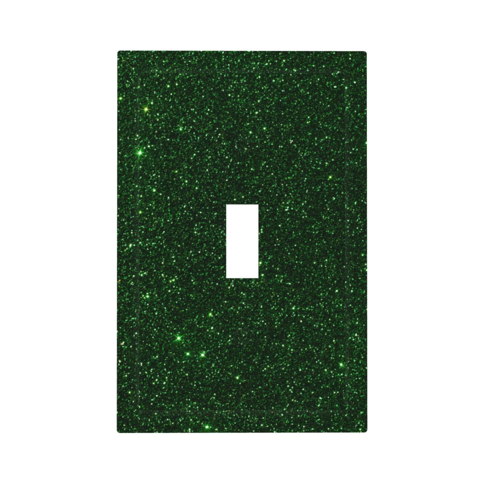 Noikeo Emerald Green Sparkling Pattern Electrical Outlet Covers ...