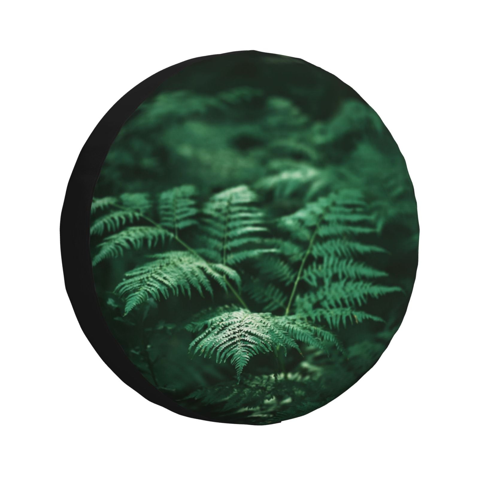 Noikeo Ferns Leave Green Foliage Pattern 14-17 inch Spare Tire Cover ...